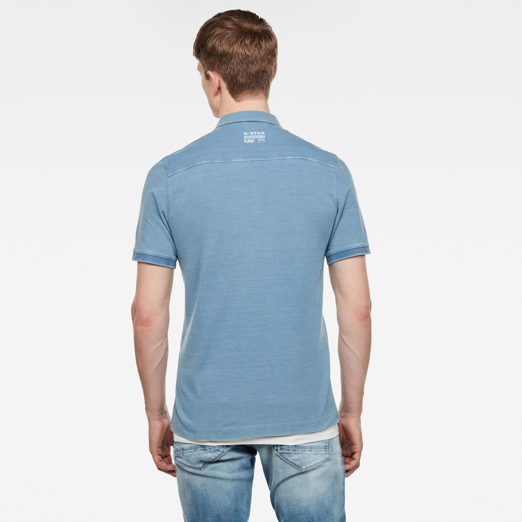 Indigo Polo | Light blue | G-Star RAW®