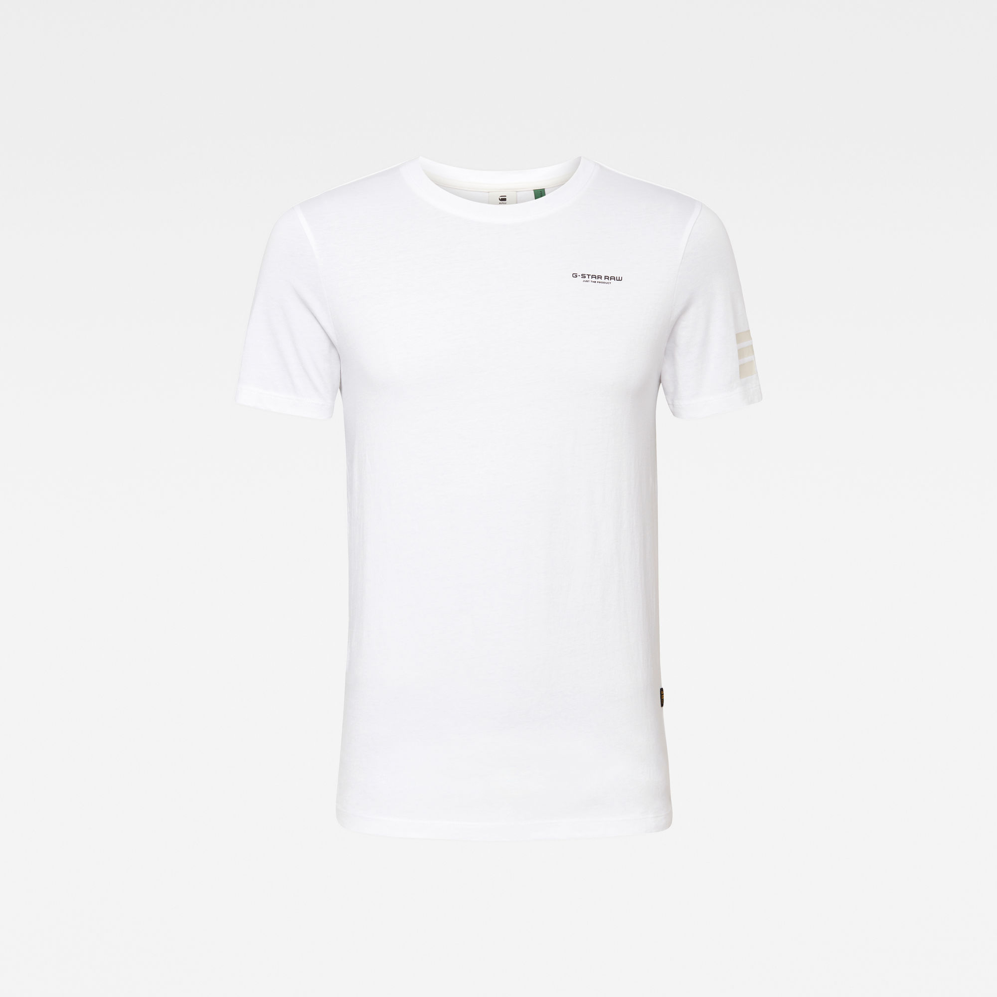 Flag Text GR Slim T-Shirt | White | G-Star RAW®
