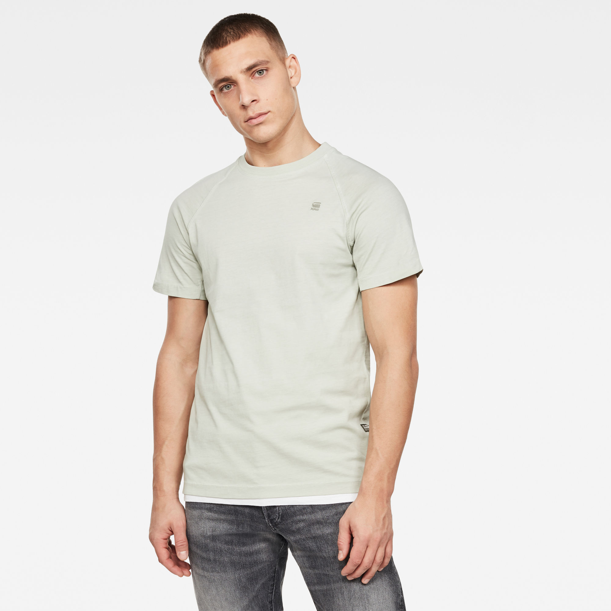 Raglan Recycle Dye T-Shirt | Green | G-Star RAW®
