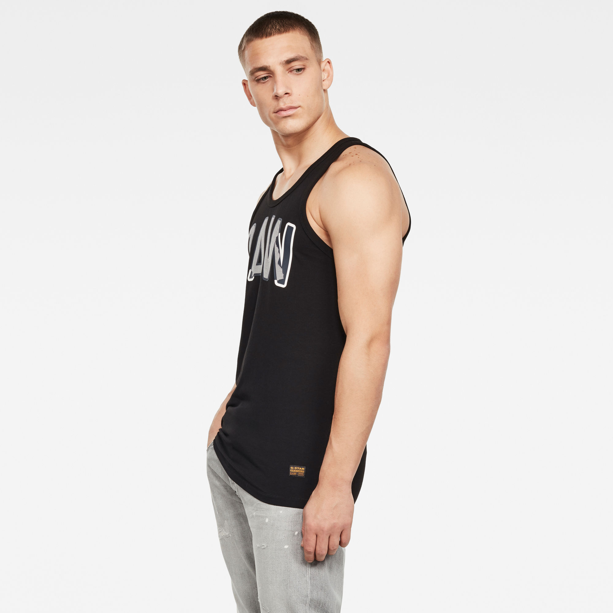 Multi Layer RAW GR Tank Top | Black | G-Star RAW®