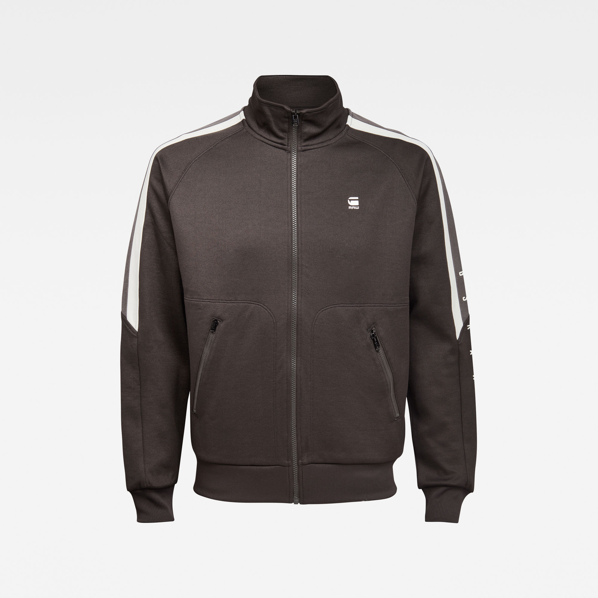 Side Stripe Track Top Sweater | Grey | G-Star RAW®