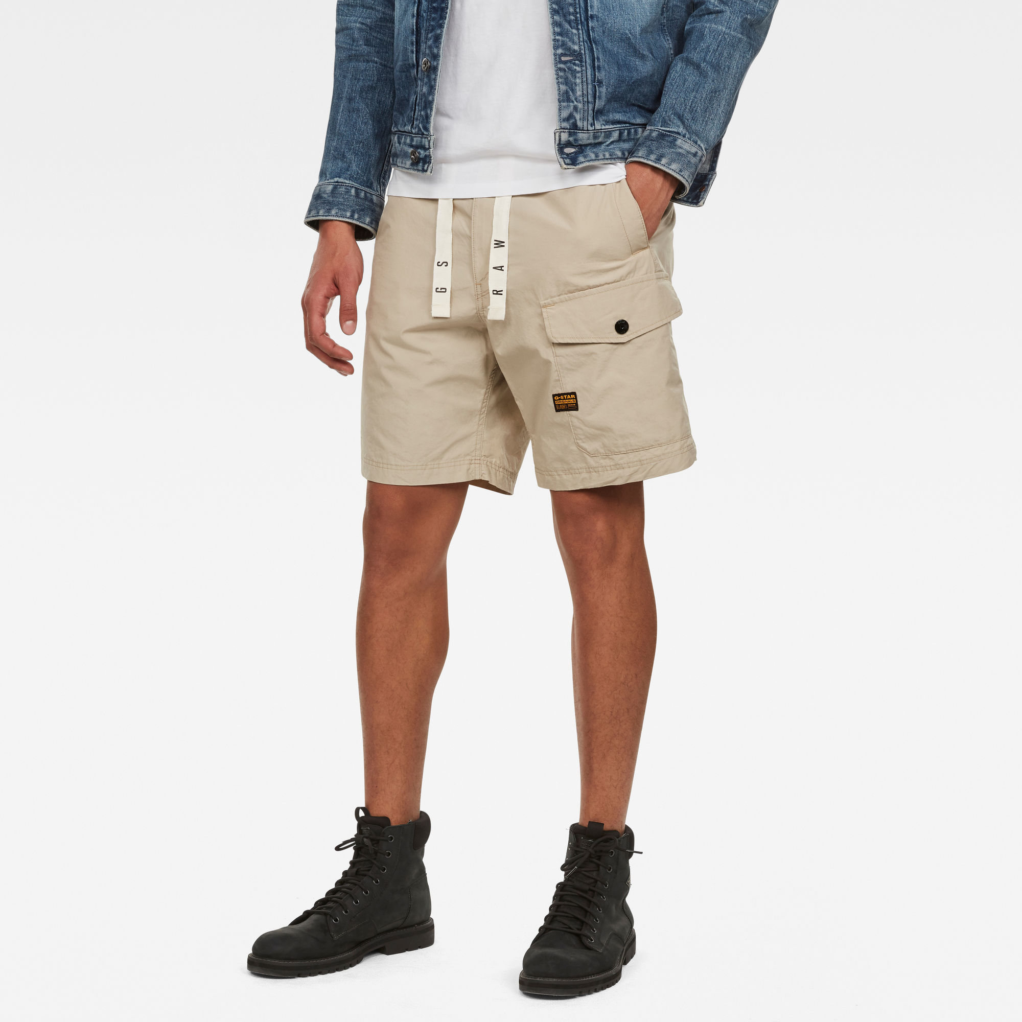 Front Pocket Sport Shorts | Beige | G-Star RAW®