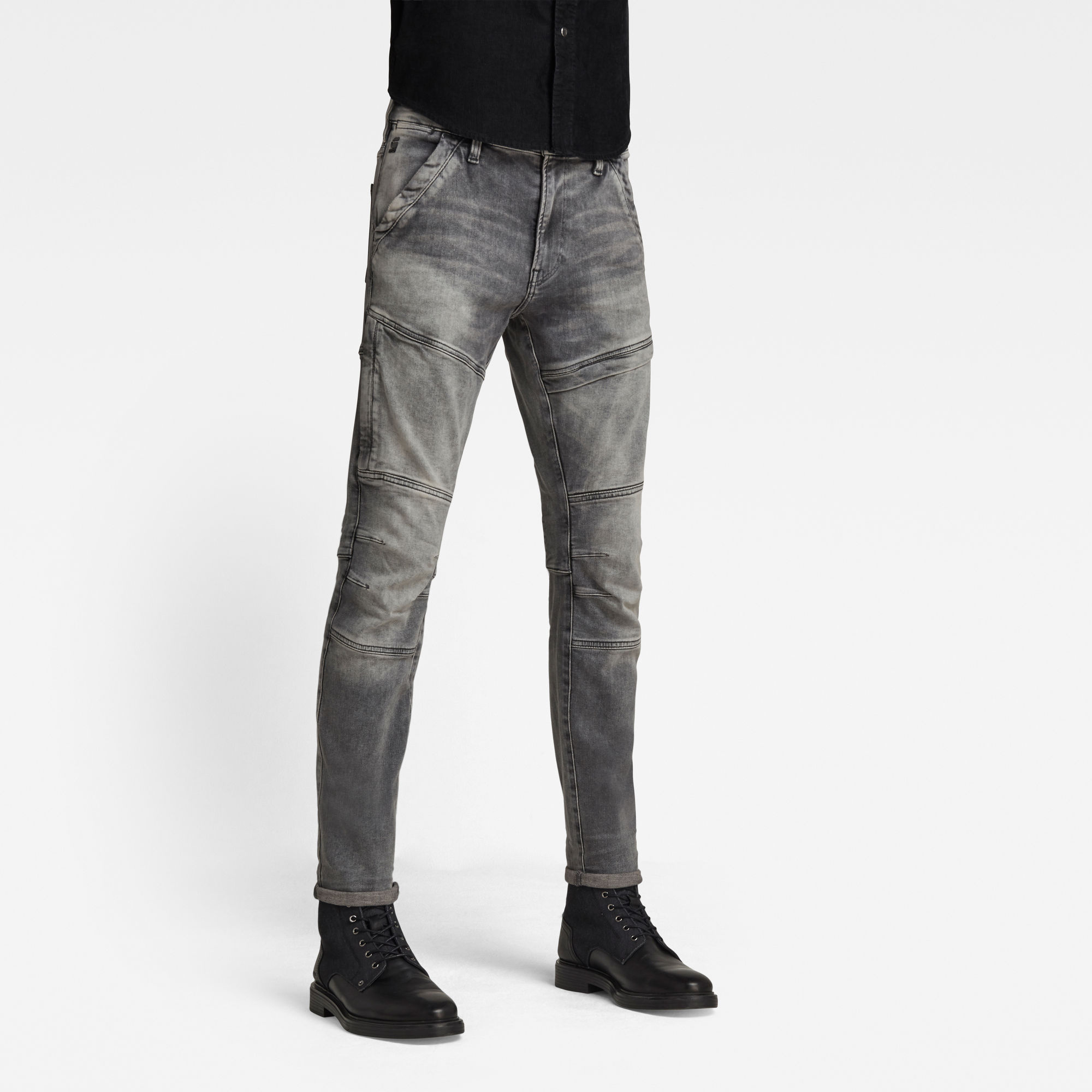Rackam 3D Skinny Jeans | faded seal grey | G-Star RAW®