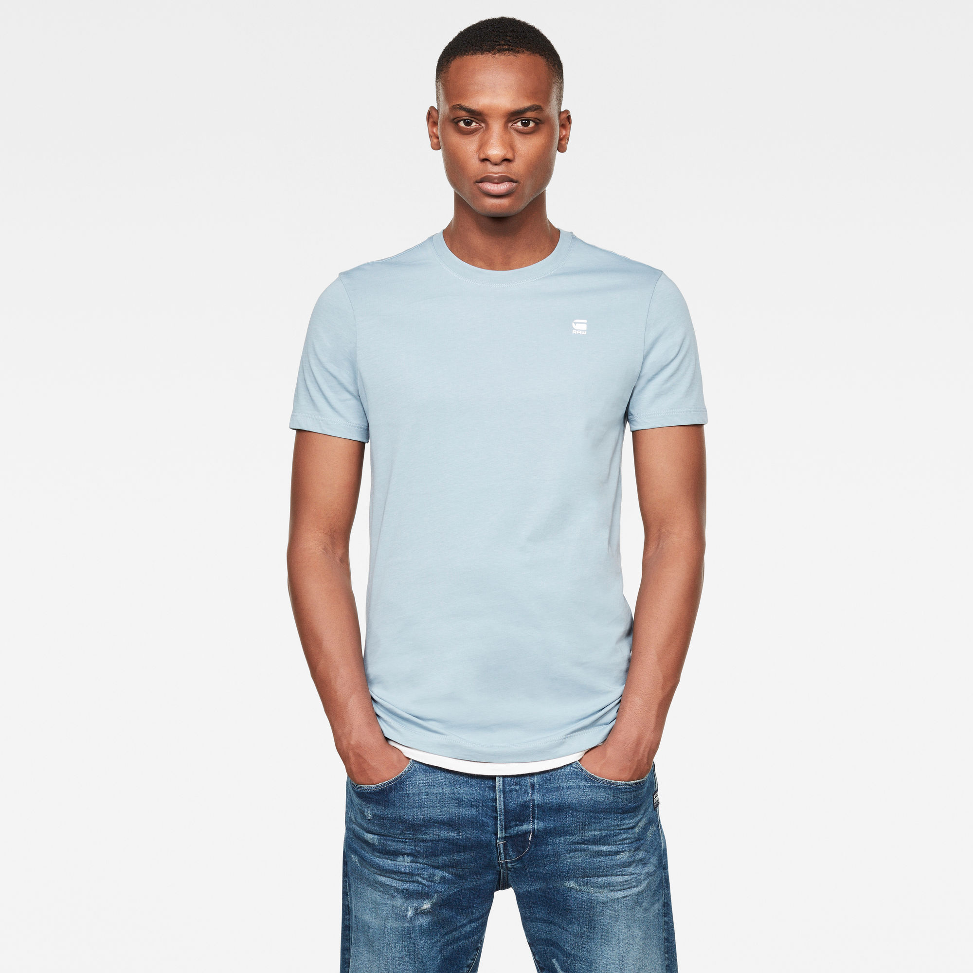 G-raw Slim T-shirt | Light blue | G-Star RAW®