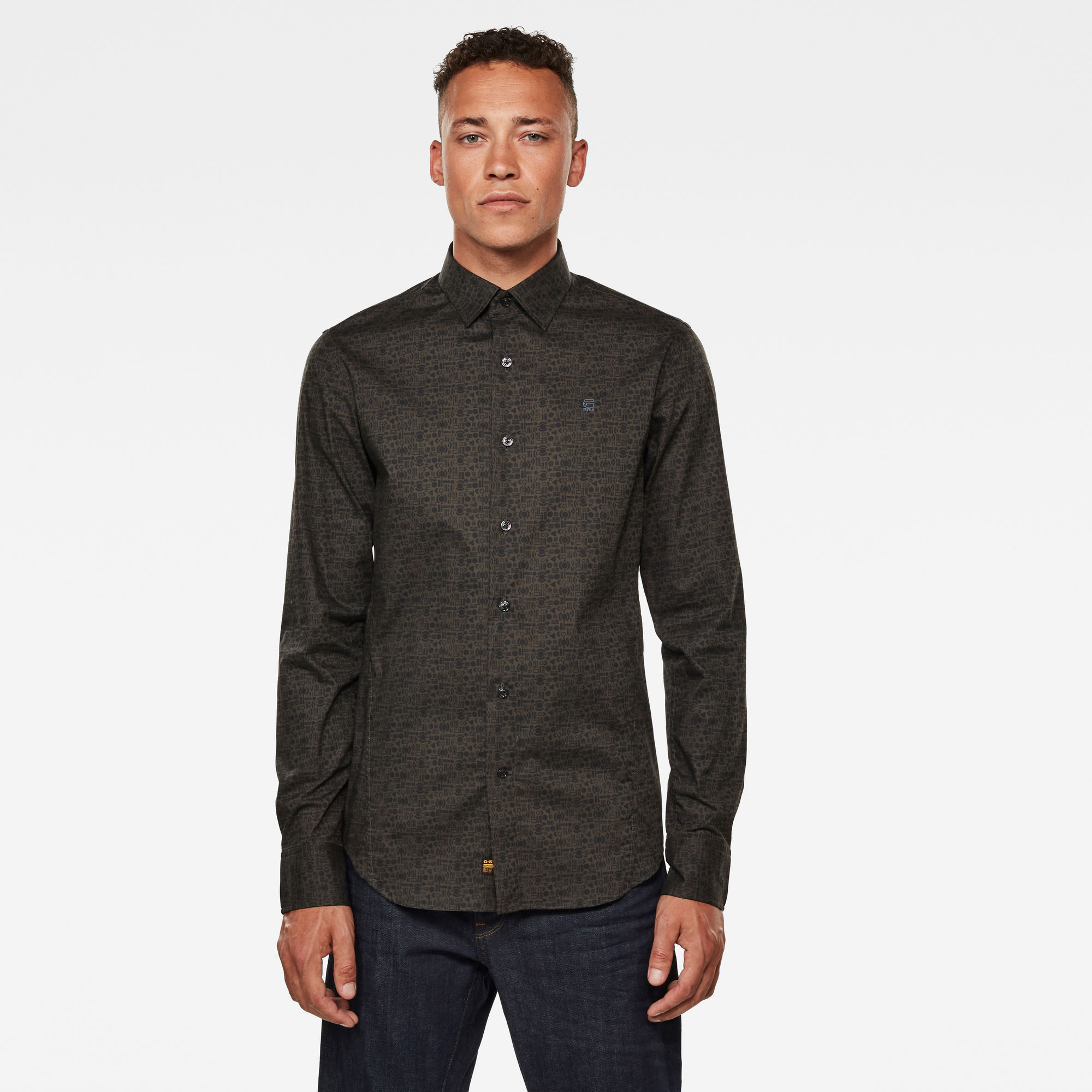 Dressed Super Slim Shirt | Grey | G-Star RAW®
