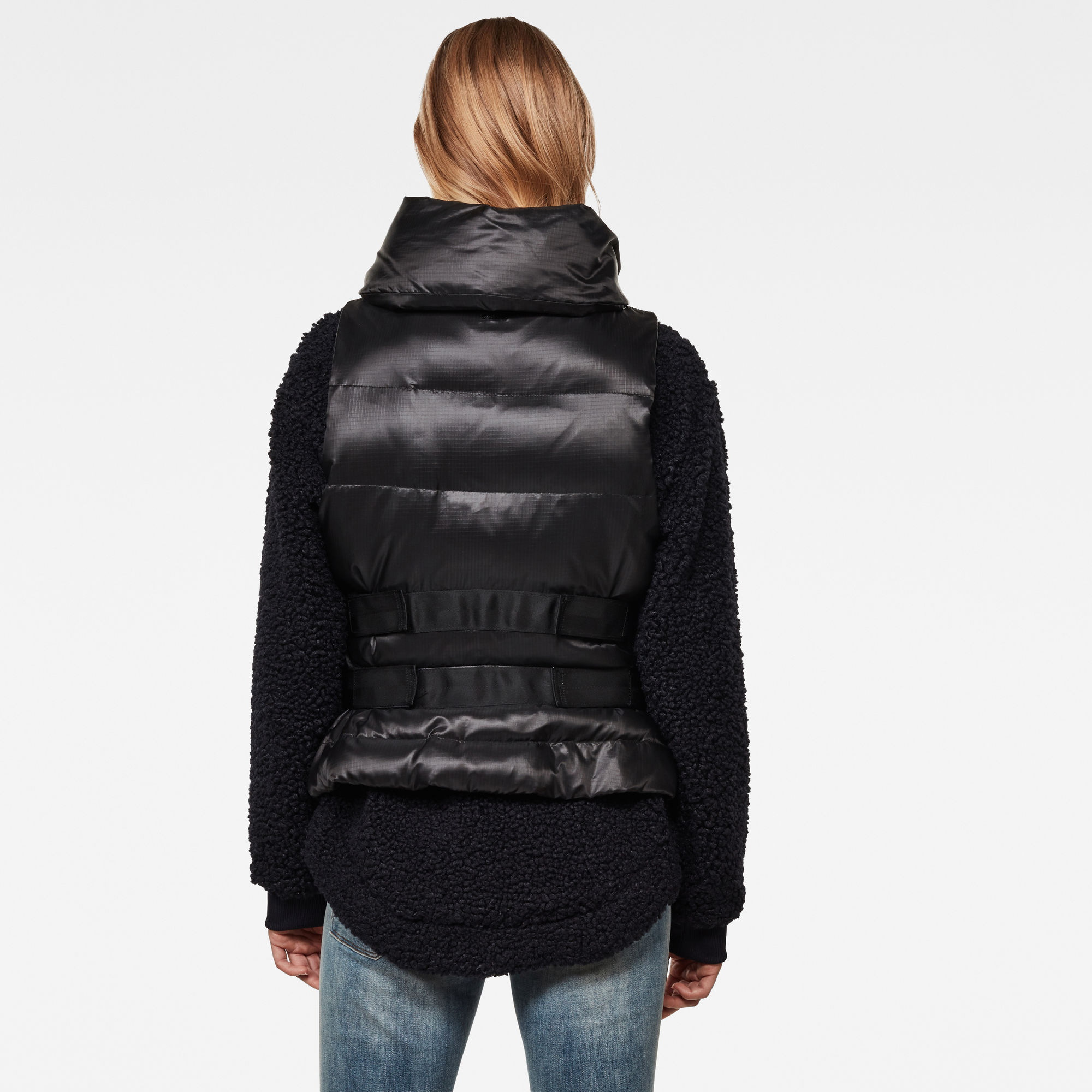 Padded Belted Vest | Black | G-Star RAW®