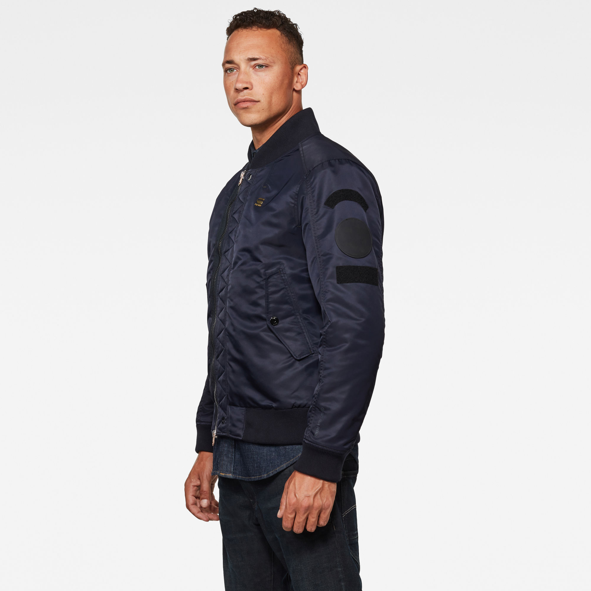 Padded Bomber Jacket | Dark blue | G-Star RAW®