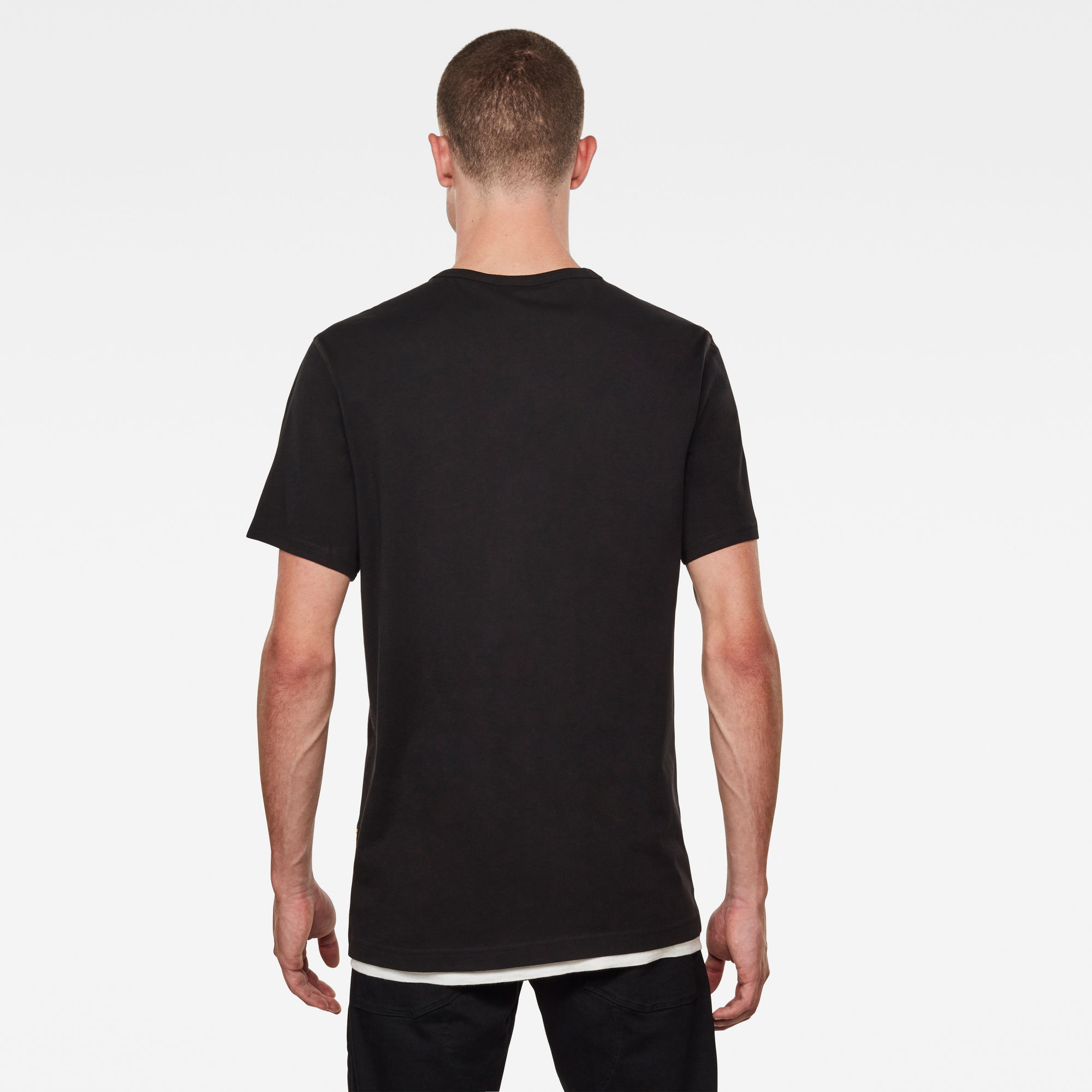 Originals Flock Logo T-Shirt | Black | G-Star RAW®