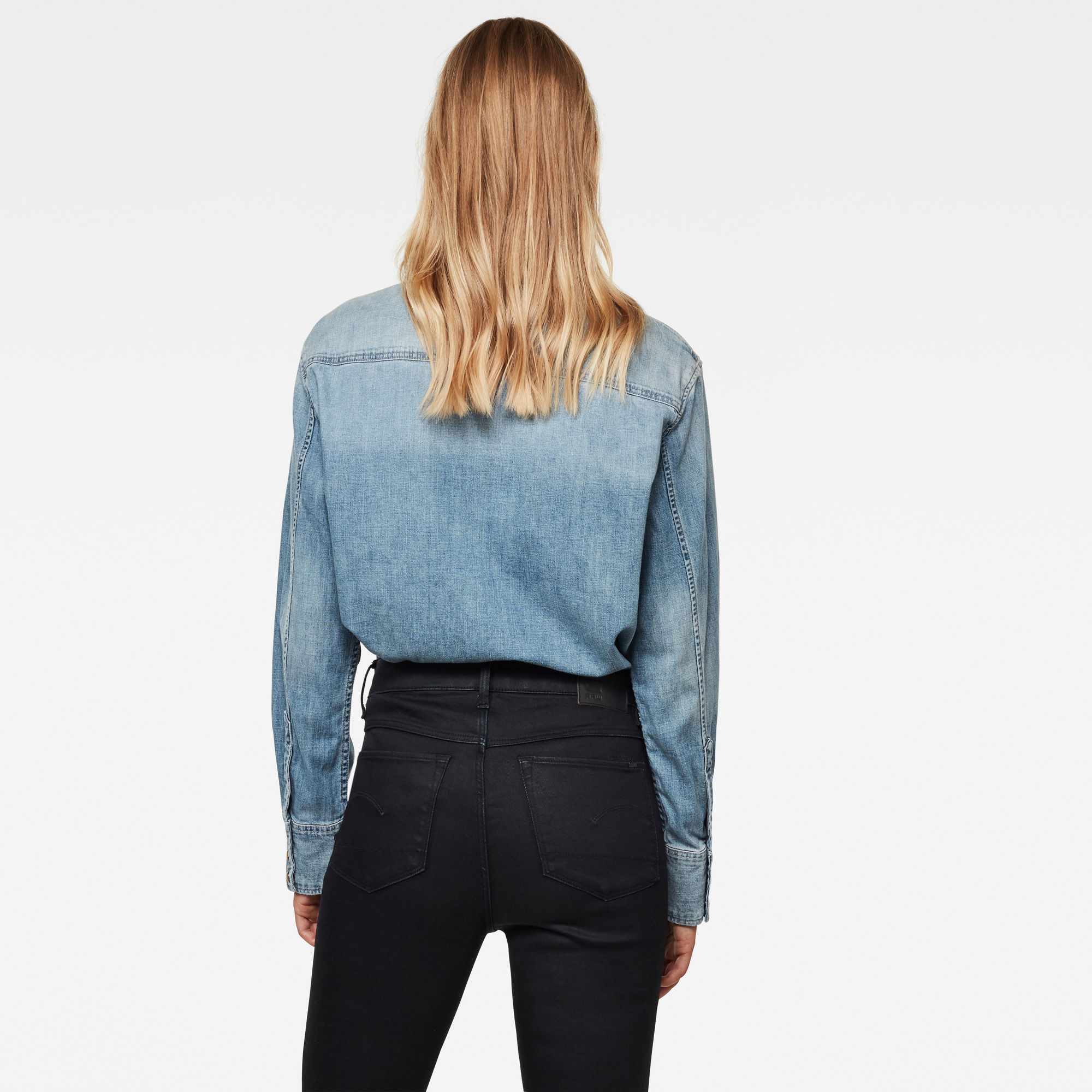 Western Denim Relaxed Shirt | Light blue | G-Star RAW®