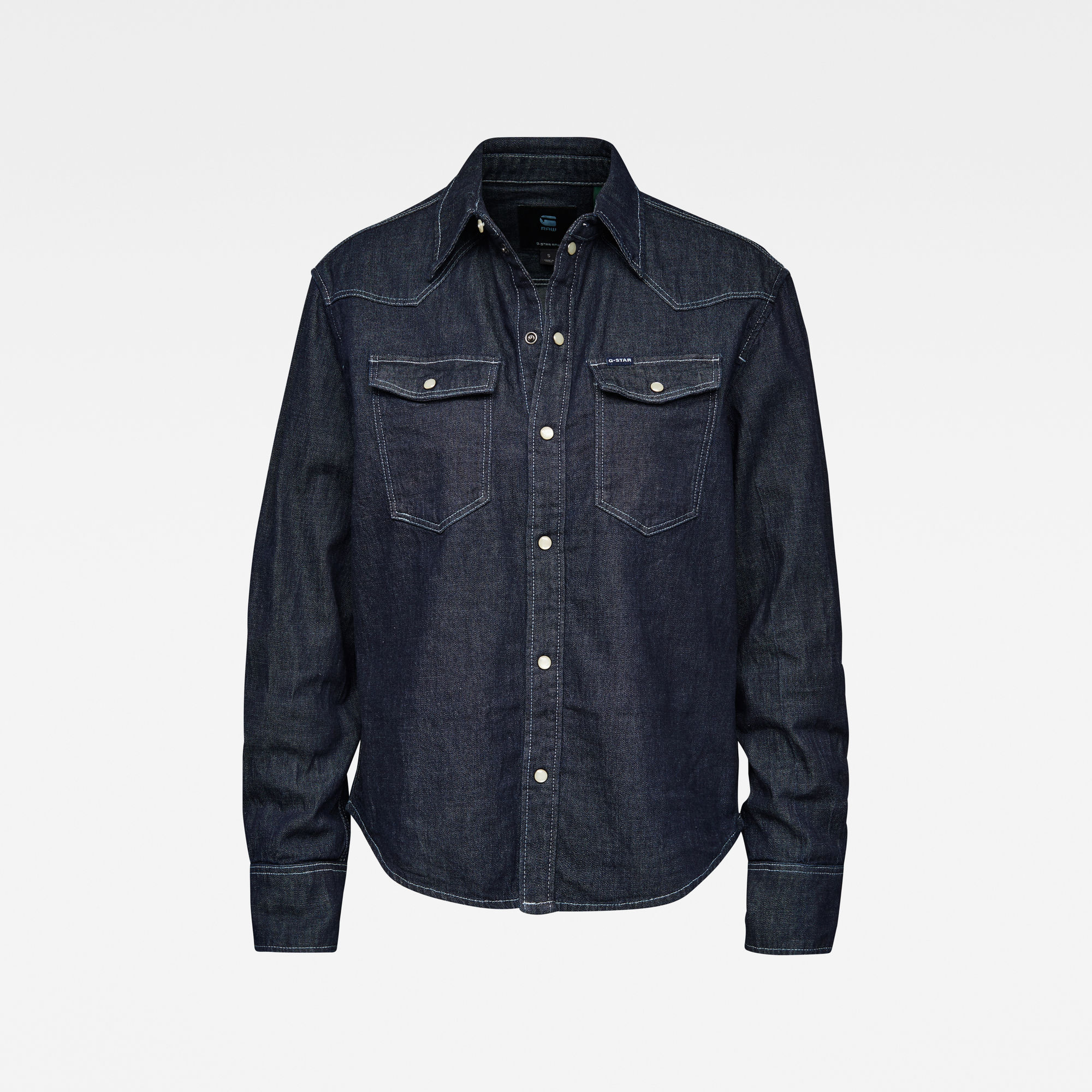 Western Denim Relaxed Shirt | Dark blue | G-Star RAW®