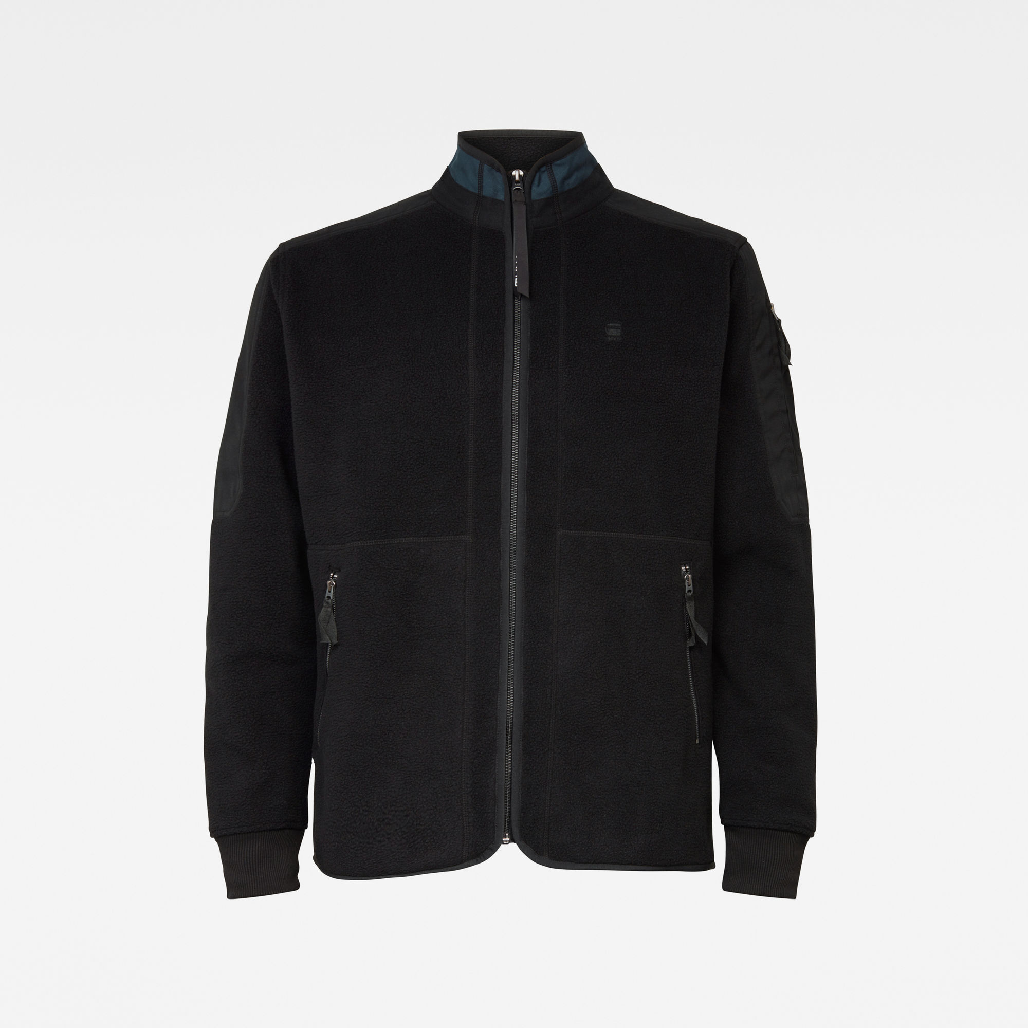 Pull Tech Fleece Zip Through | Dark Black | G-Star RAW®