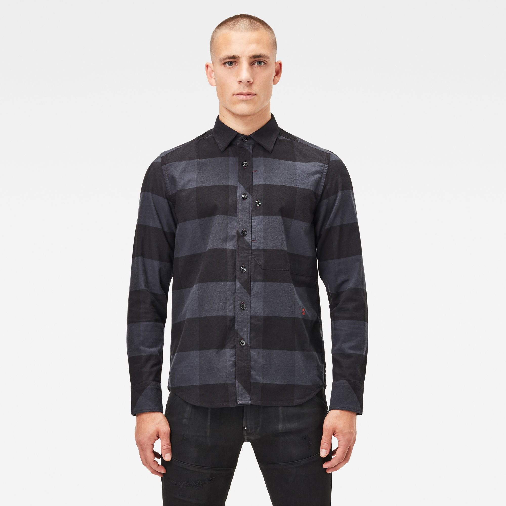 Stalt Regular Shirt | Dark blue | G-Star RAW®