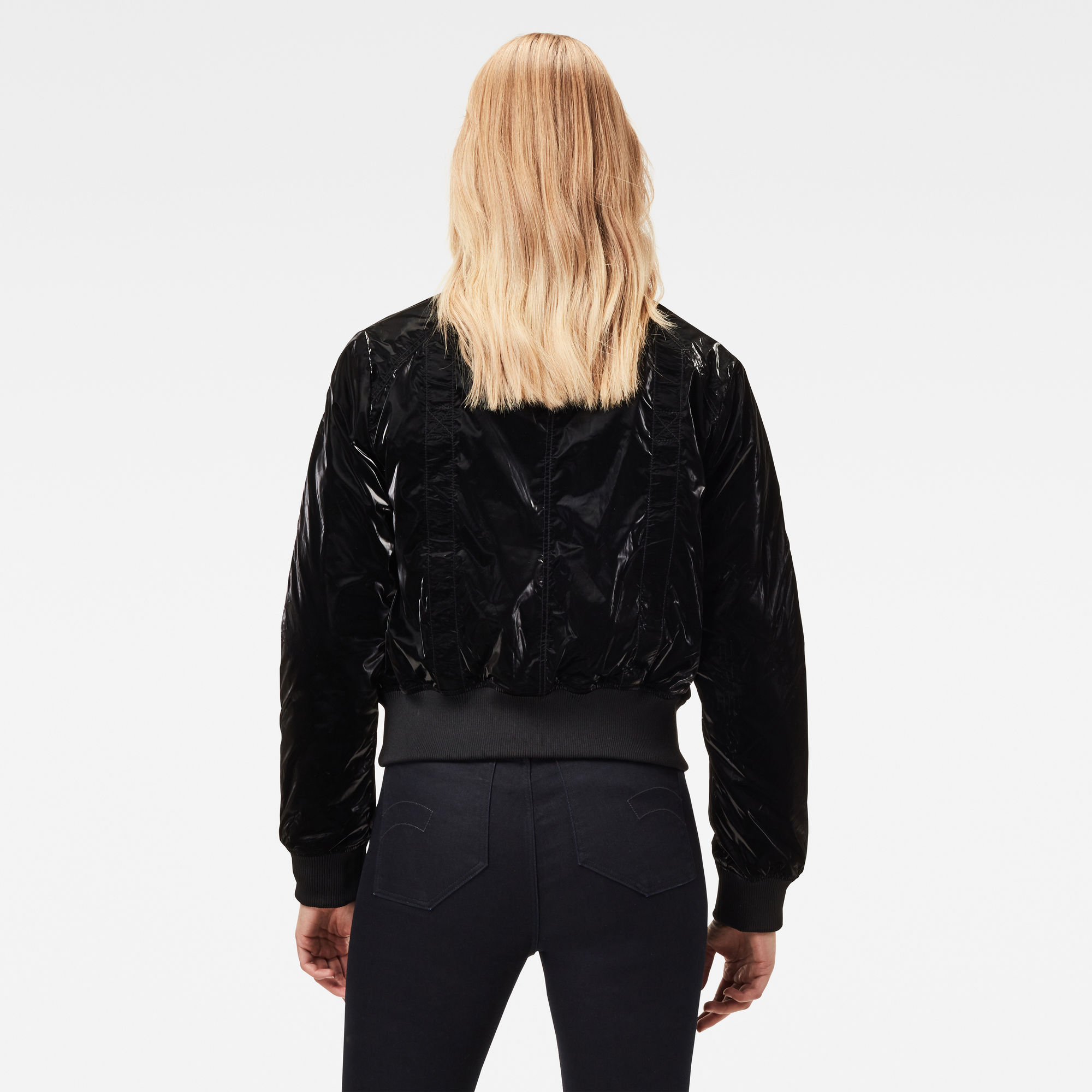 Zip Pocket Cropped Bomber | Black | G-Star RAW®