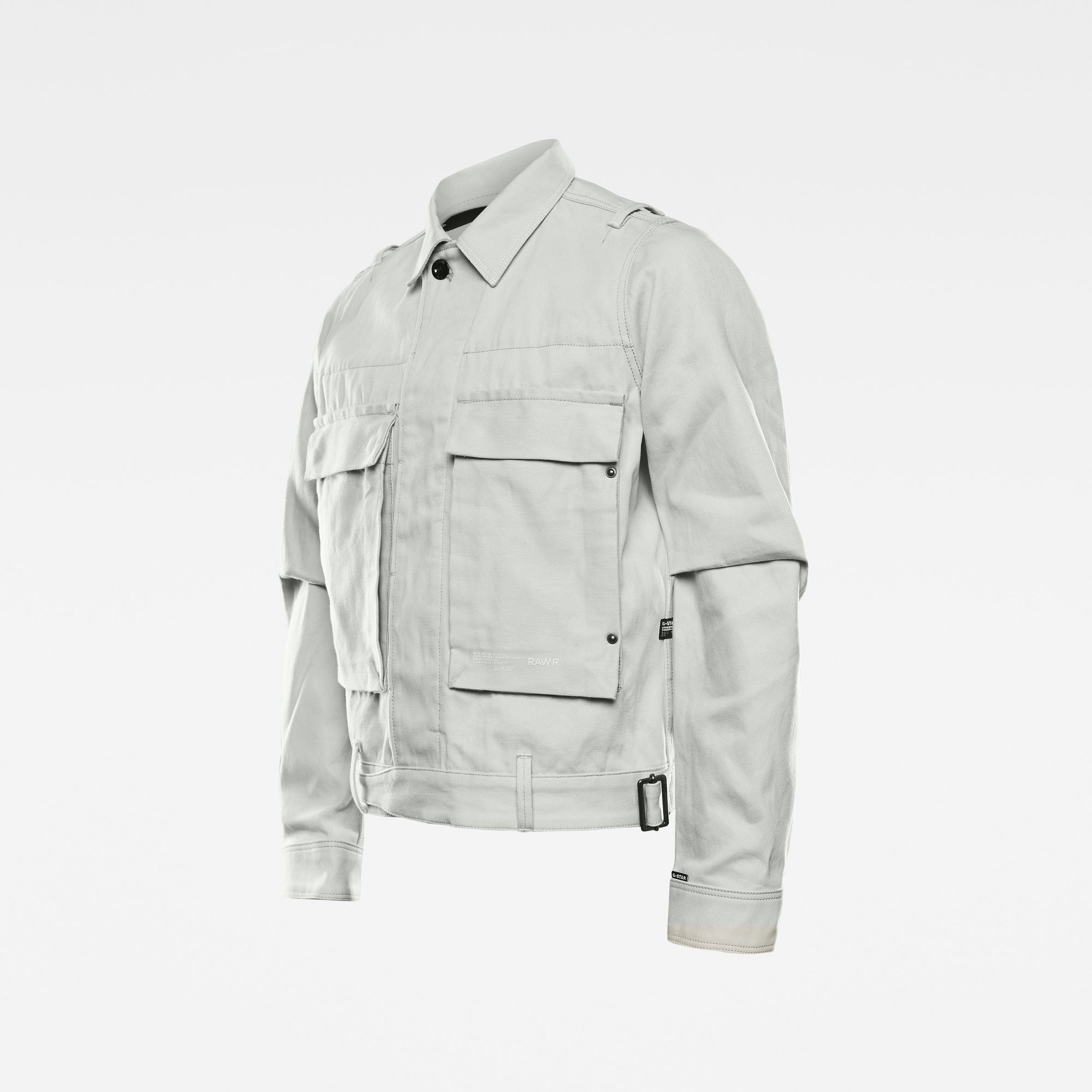 GSRR Cropped Selvedge Jacket | Grey | G-Star RAW®