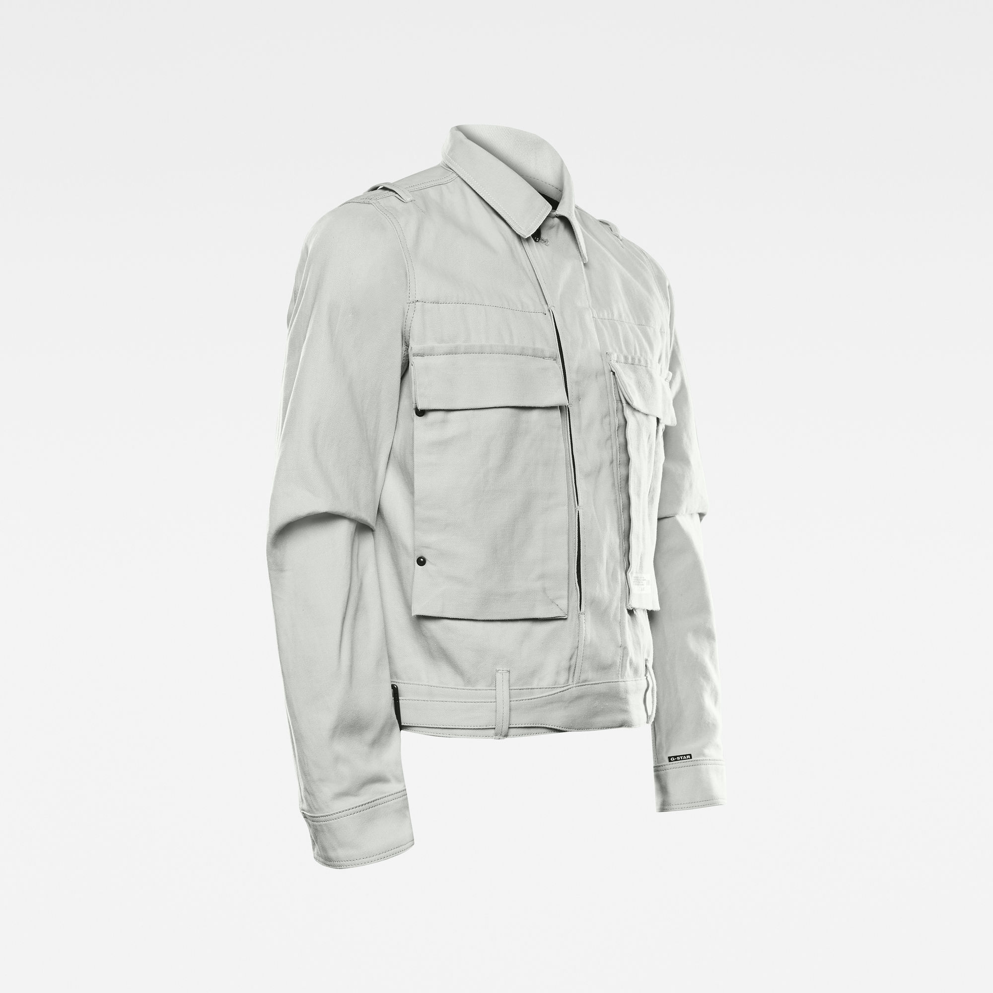 GSRR Cropped Selvedge Jacket | Grey | G-Star RAW®