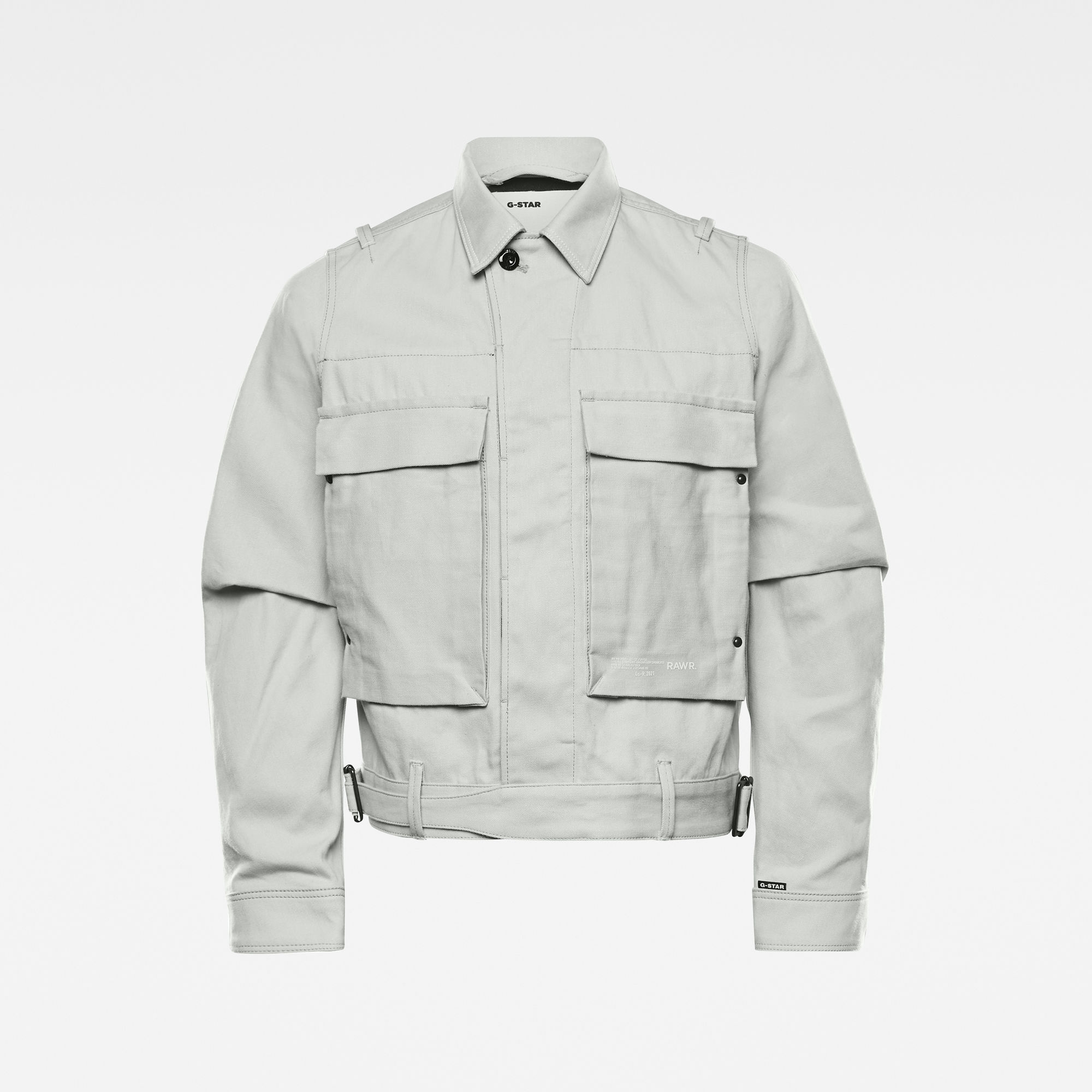 GSRR Cropped Selvedge Jacket | Grey | G-Star RAW® ZA