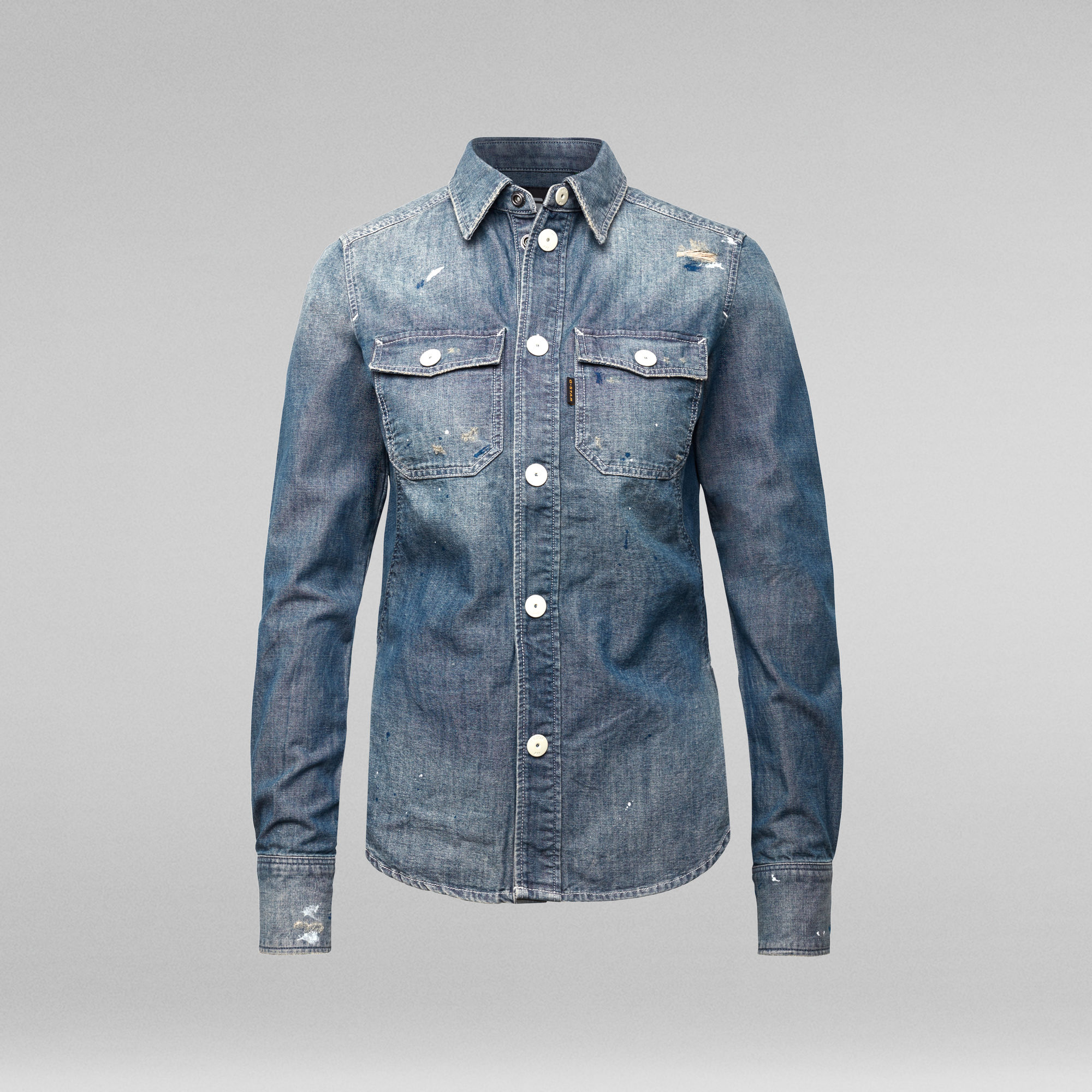 Kick Back Worker Shirt | Medium blue | G-Star RAW®