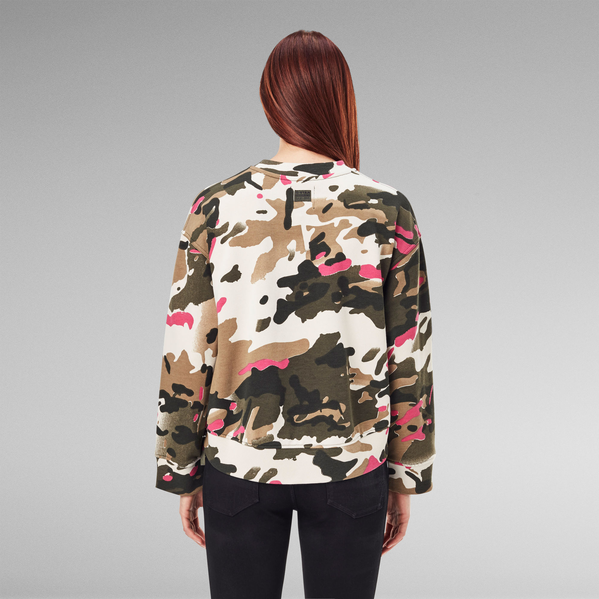 Loose Fit Camo All Over Sweater | Multi color | G-Star RAW®