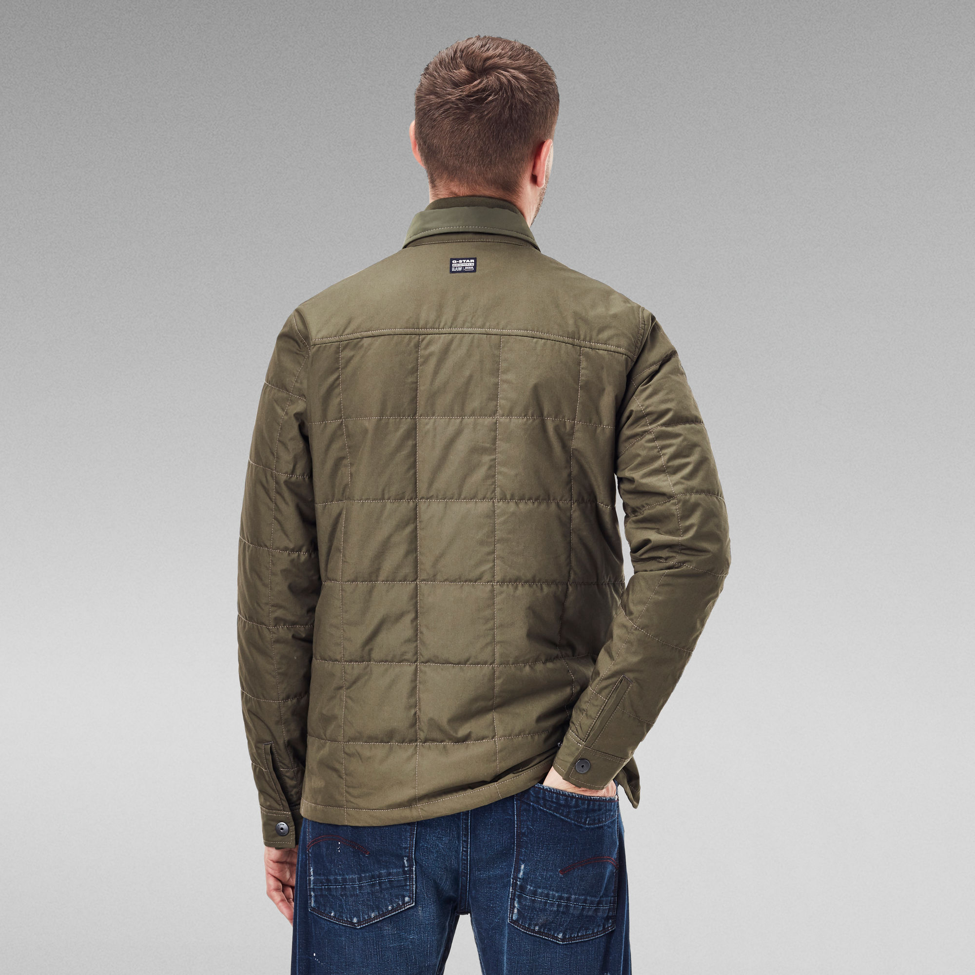Quilted Overshirt | Brown | G-Star RAW®
