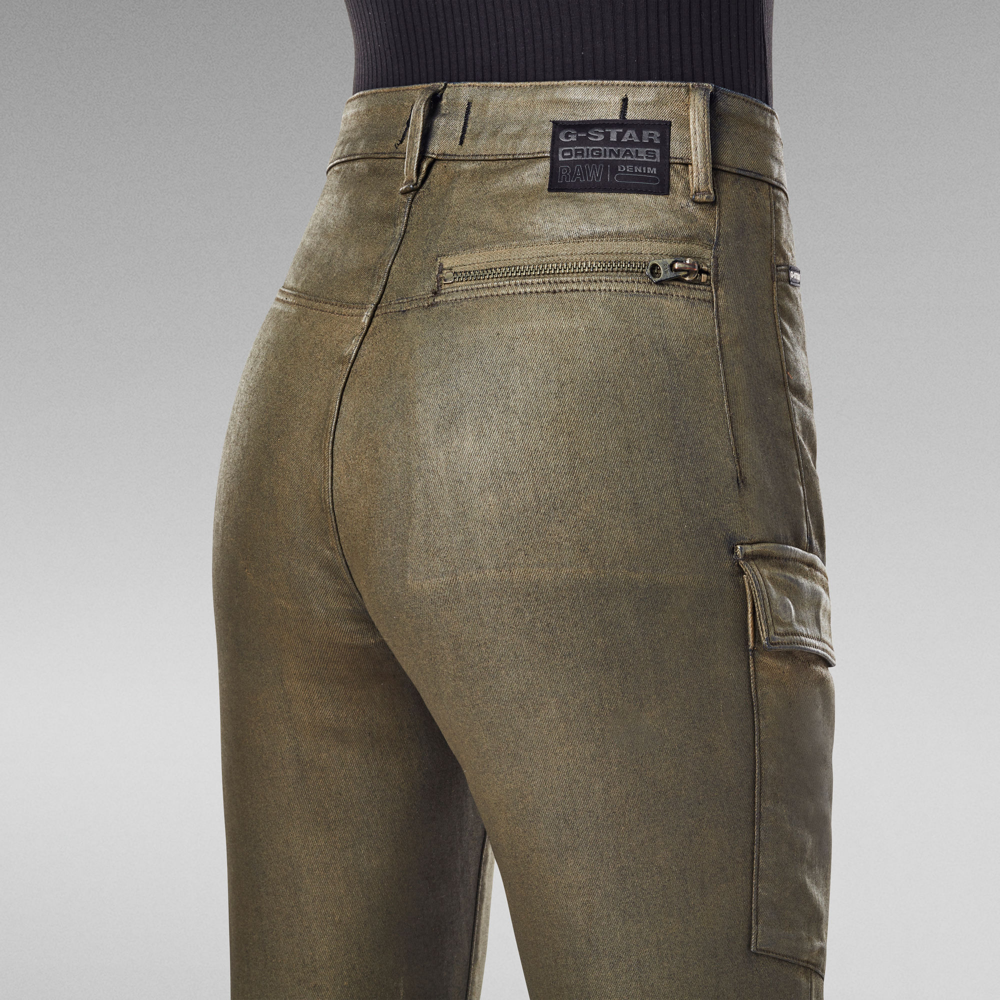 High G-Shape Cargo Skinny Pants | Green | G-Star RAW®