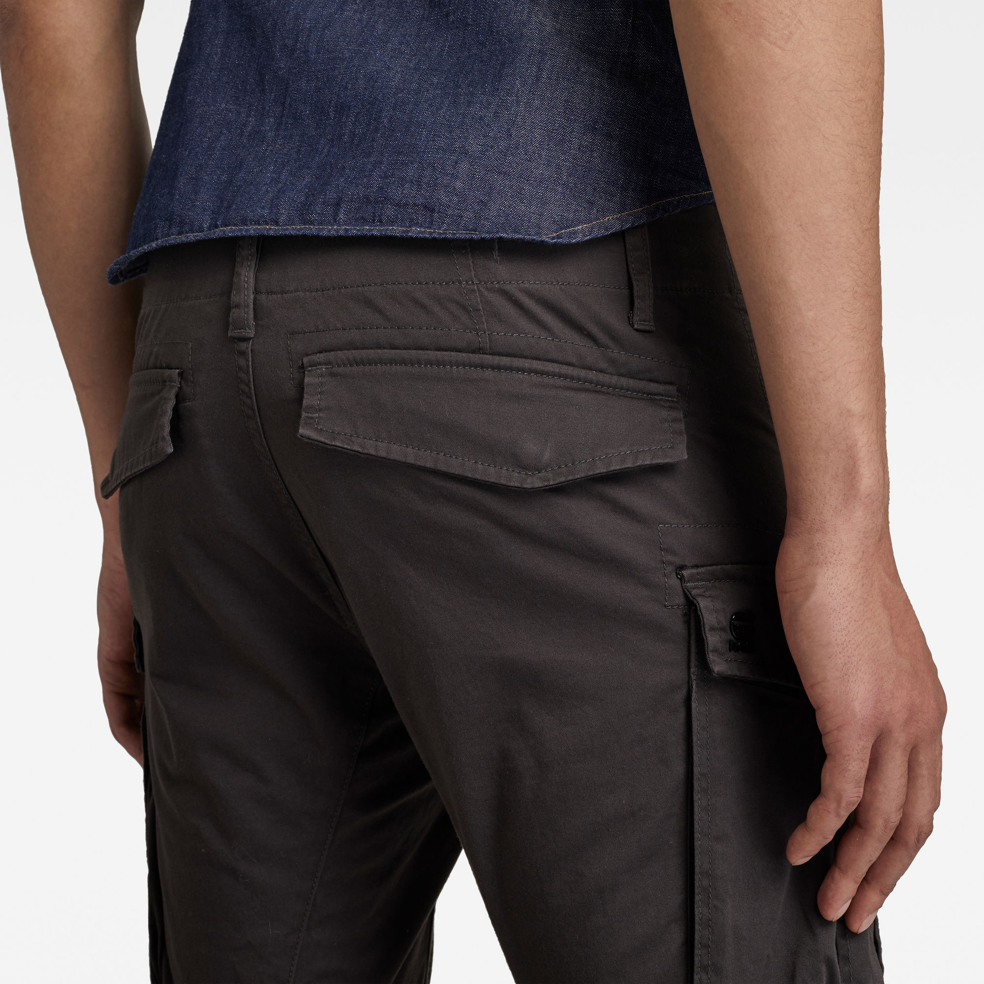 Rovic Zip 3D Straight Tapered Pant | Raven | G-Star RAW®