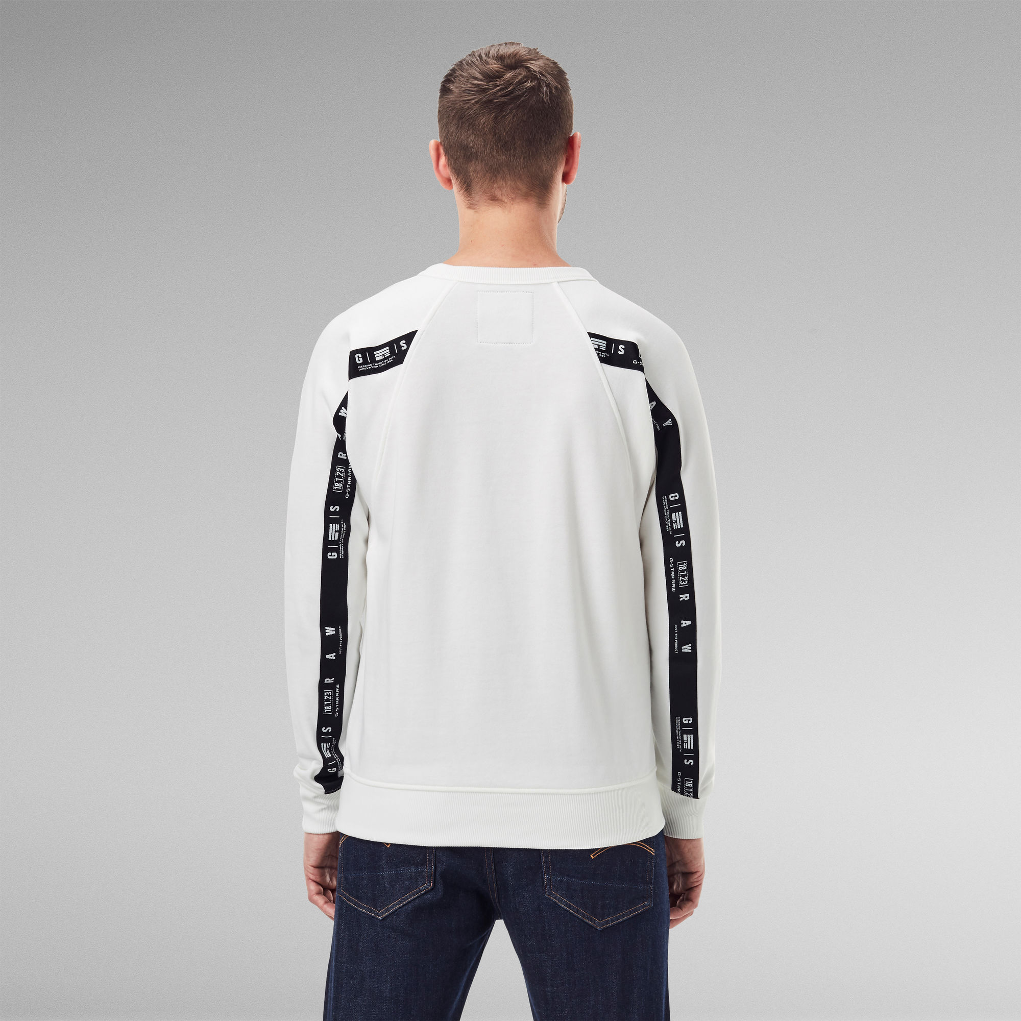 Raglan Taping Sweater | White | G-Star RAW®