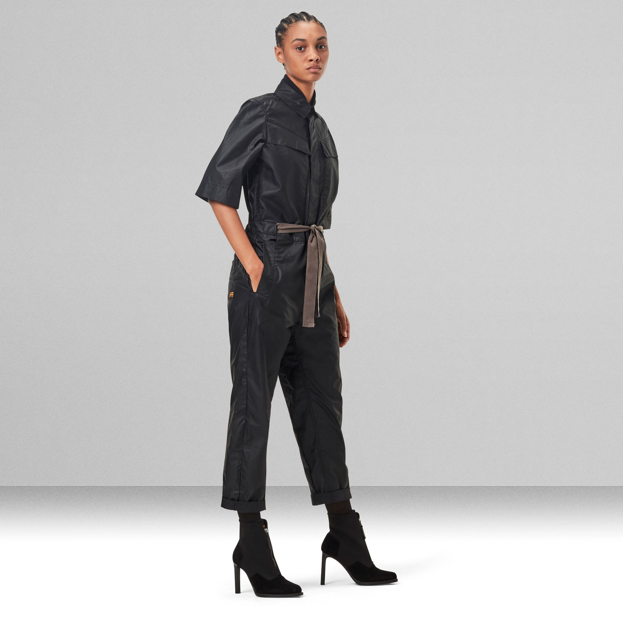 Army Straight Jumpsuit | Black | G-Star RAW®