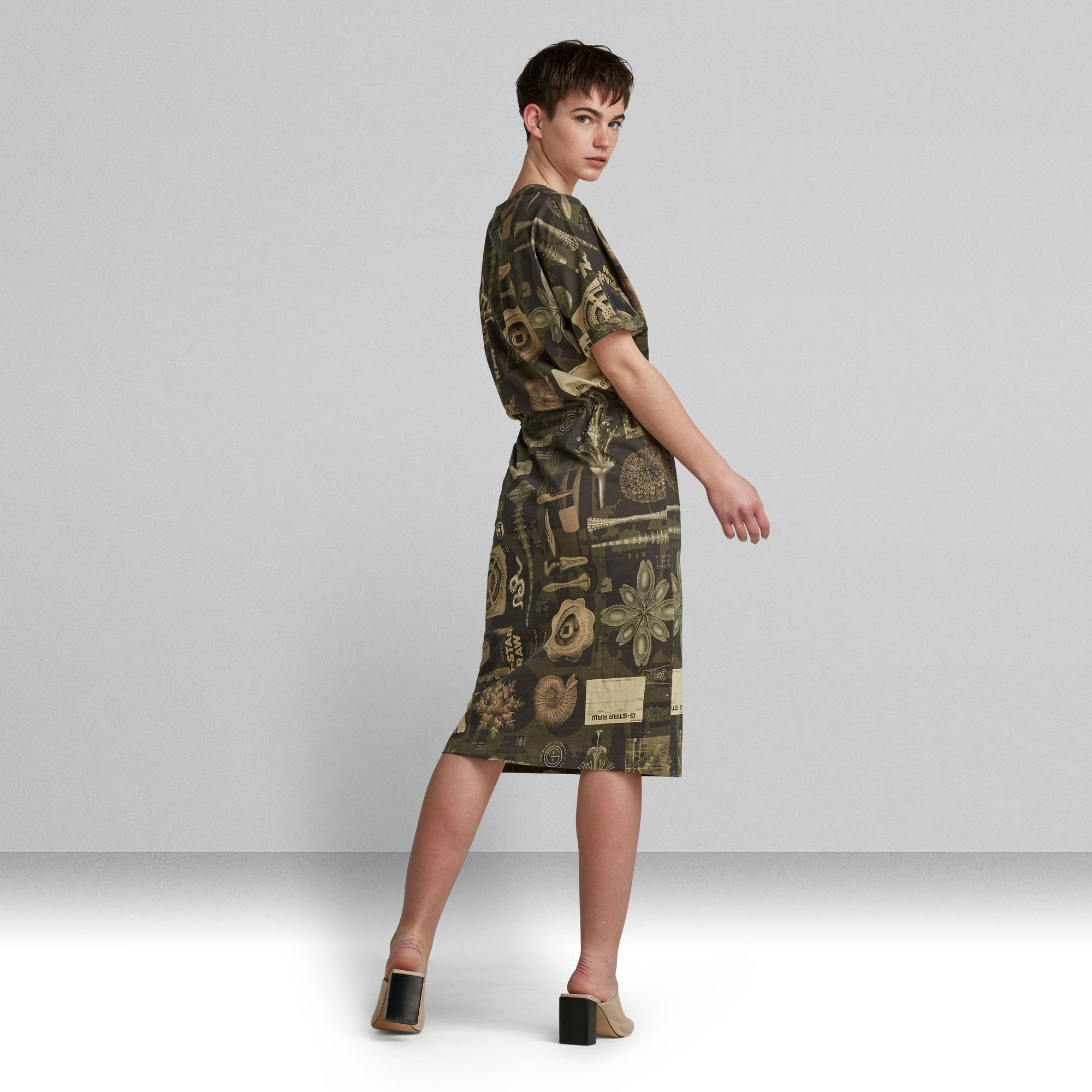 Adjustable Waist Allover Dress | Multi color | G-Star RAW®