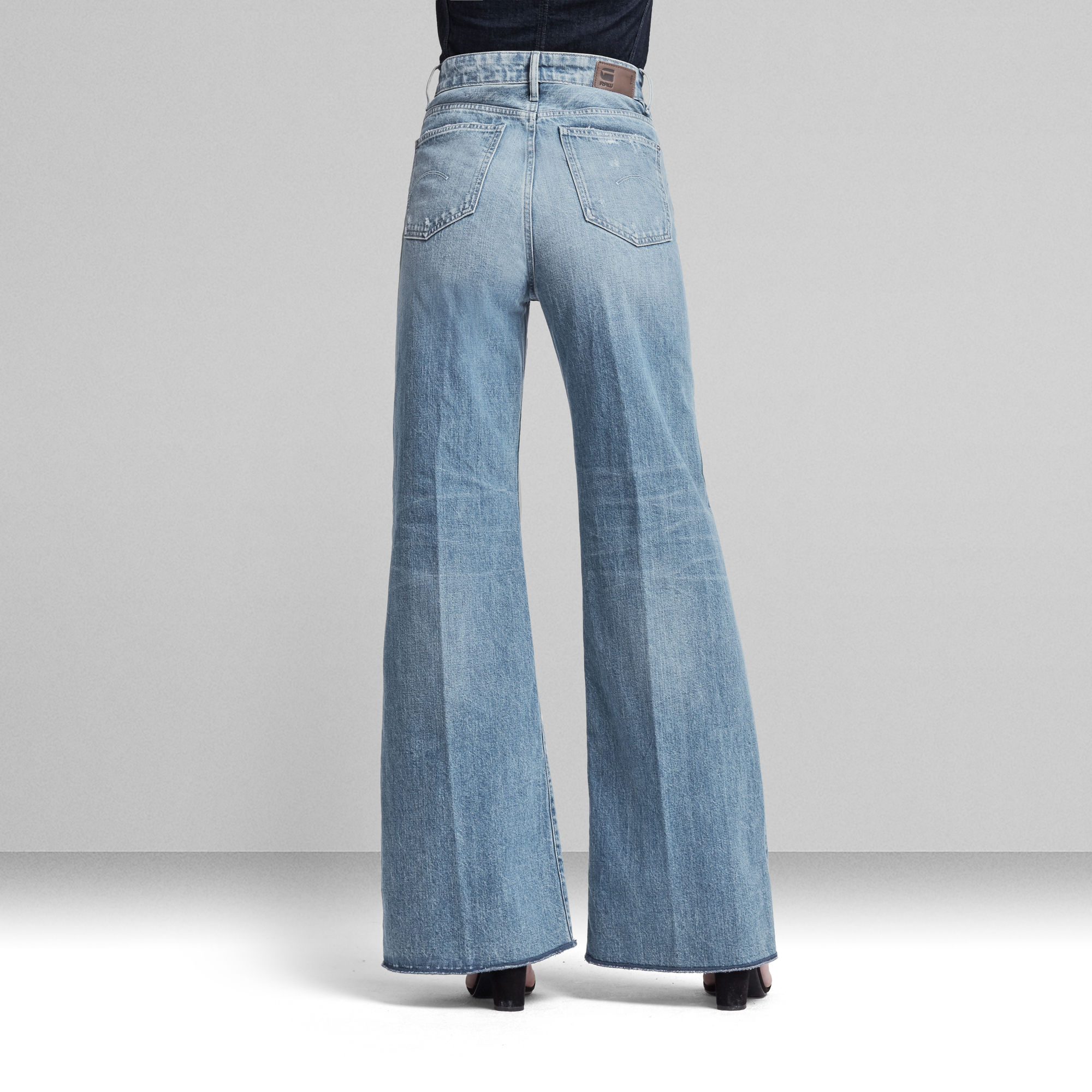 Deck Ultra High Wide Leg Jeans | Hellblau | G-Star RAW®