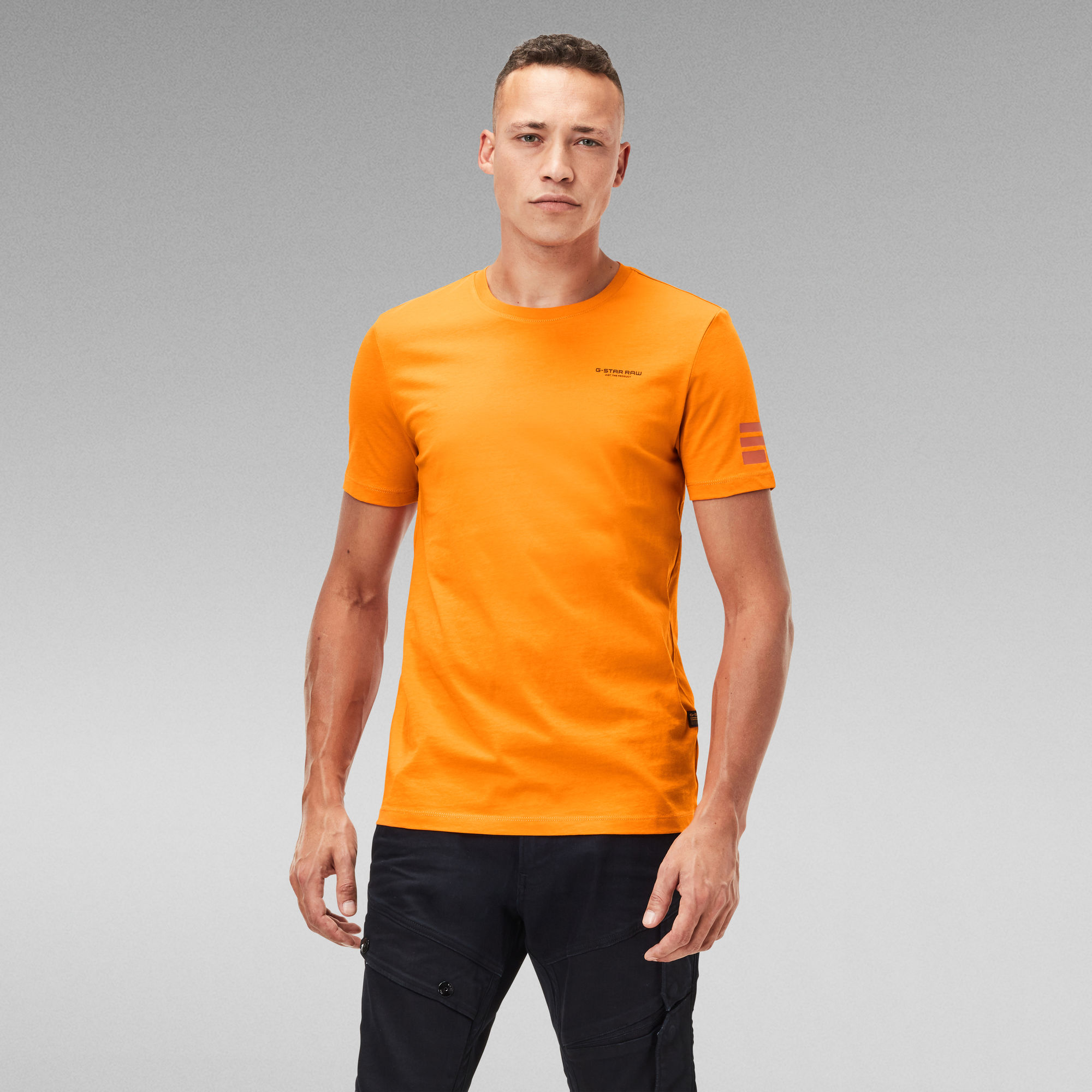 Text Graphic Slim T-Shirt | Orange | G-Star RAW®
