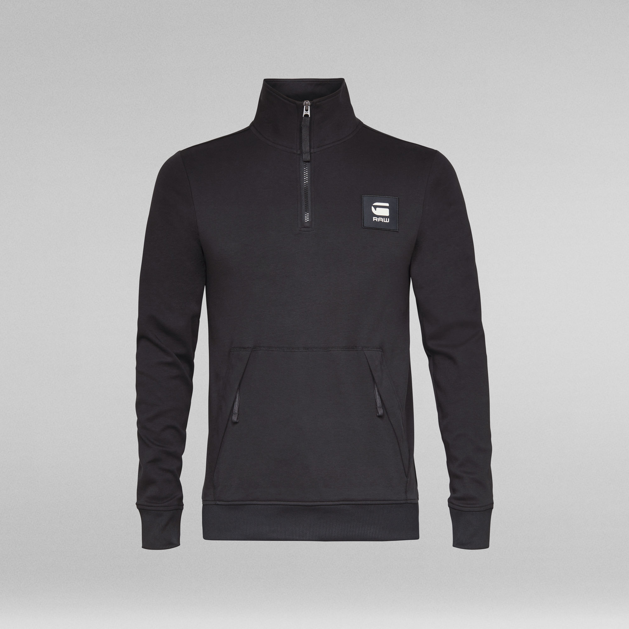 Lightweight Half Zip Track Sweater | Black | G-Star RAW®