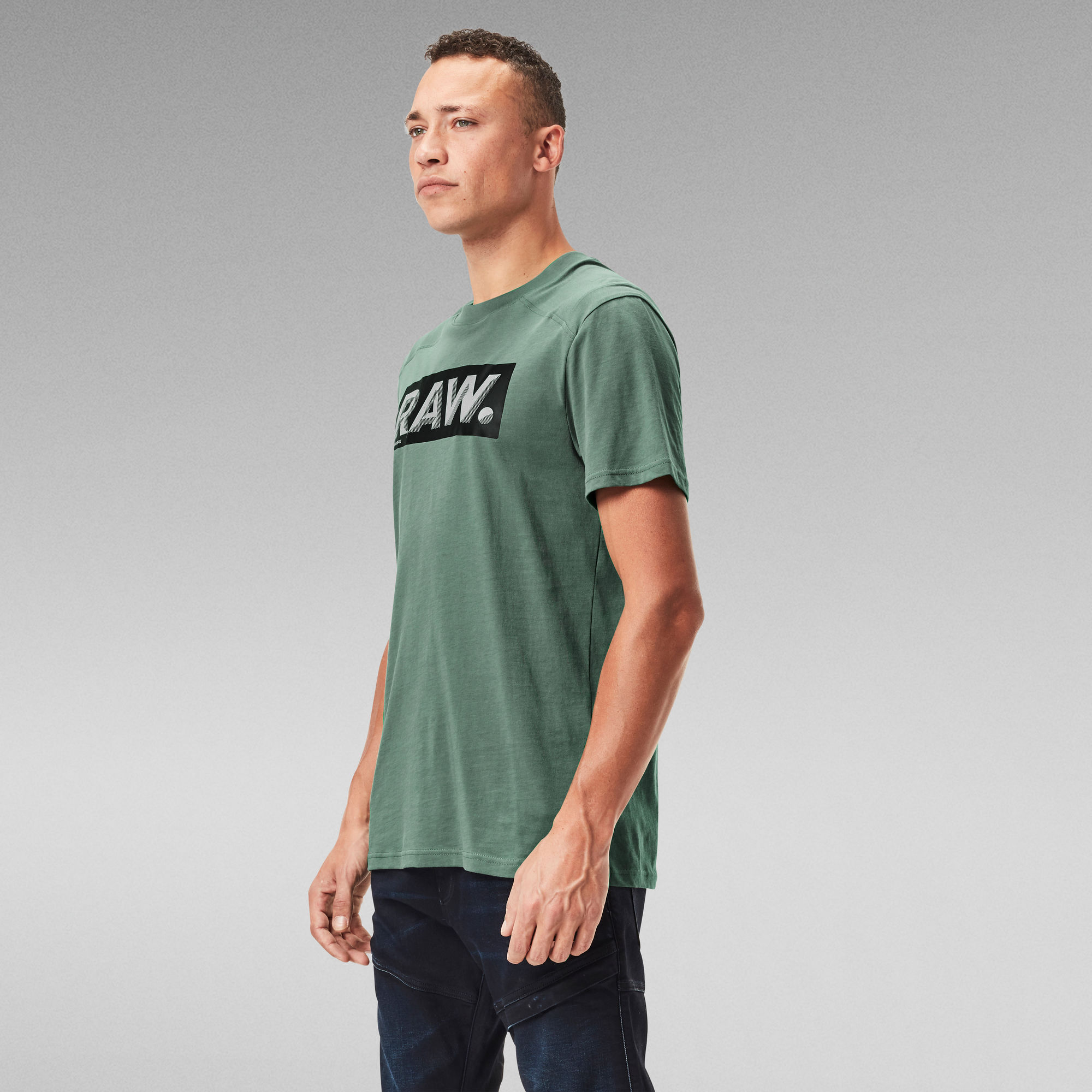 Reinforced Reflective Raw. Logo T-Shirt | Green | G-Star RAW®