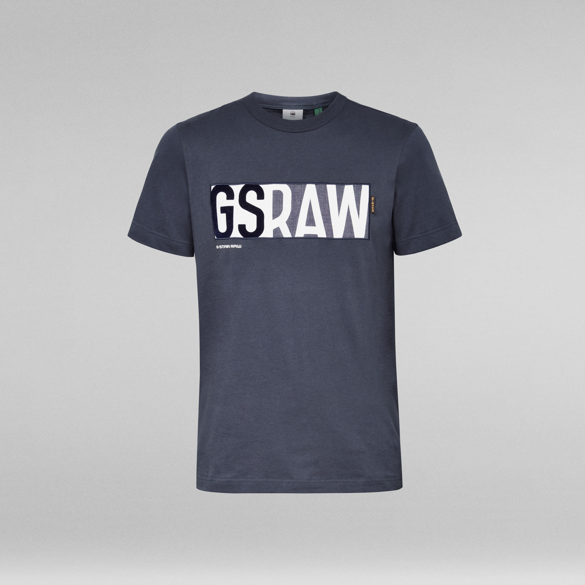GS RAW Denim Logo T-Shirt | Medium blue | G-Star RAW®