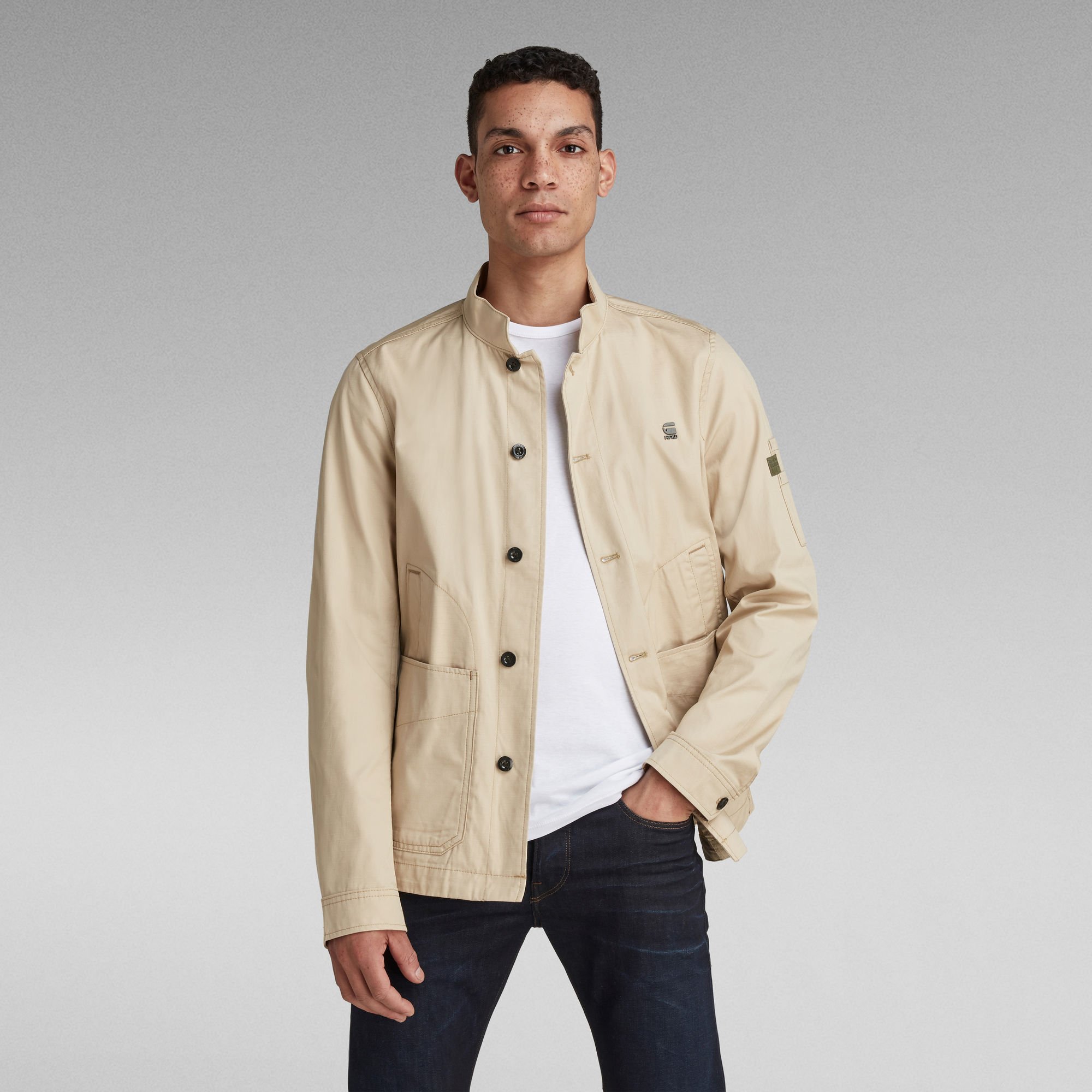 Worker Ripstop Utility Indoor Jacket | Beige | G-Star RAW®