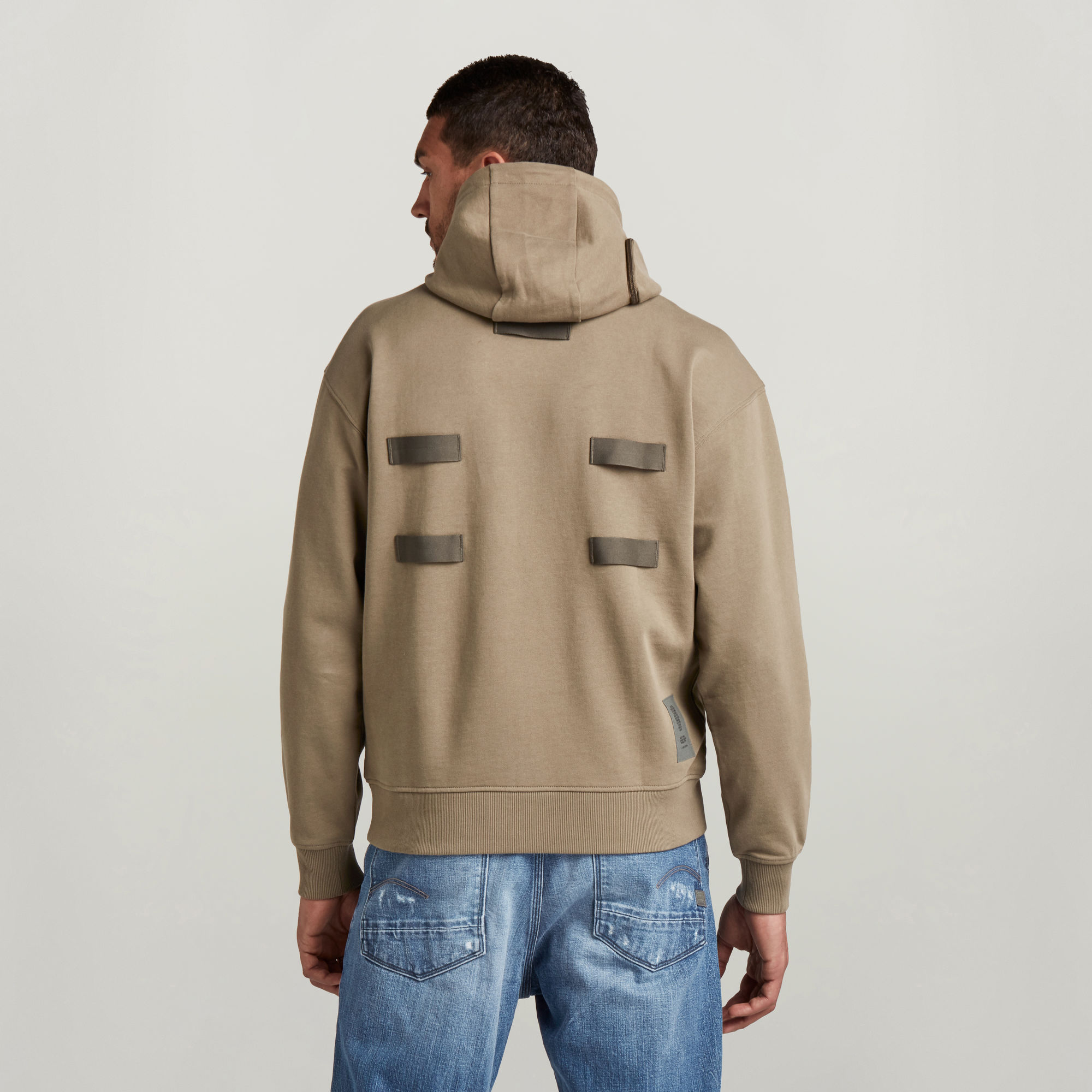 Pocket Detail Loose Hooded Sweater | Green | G-Star RAW®