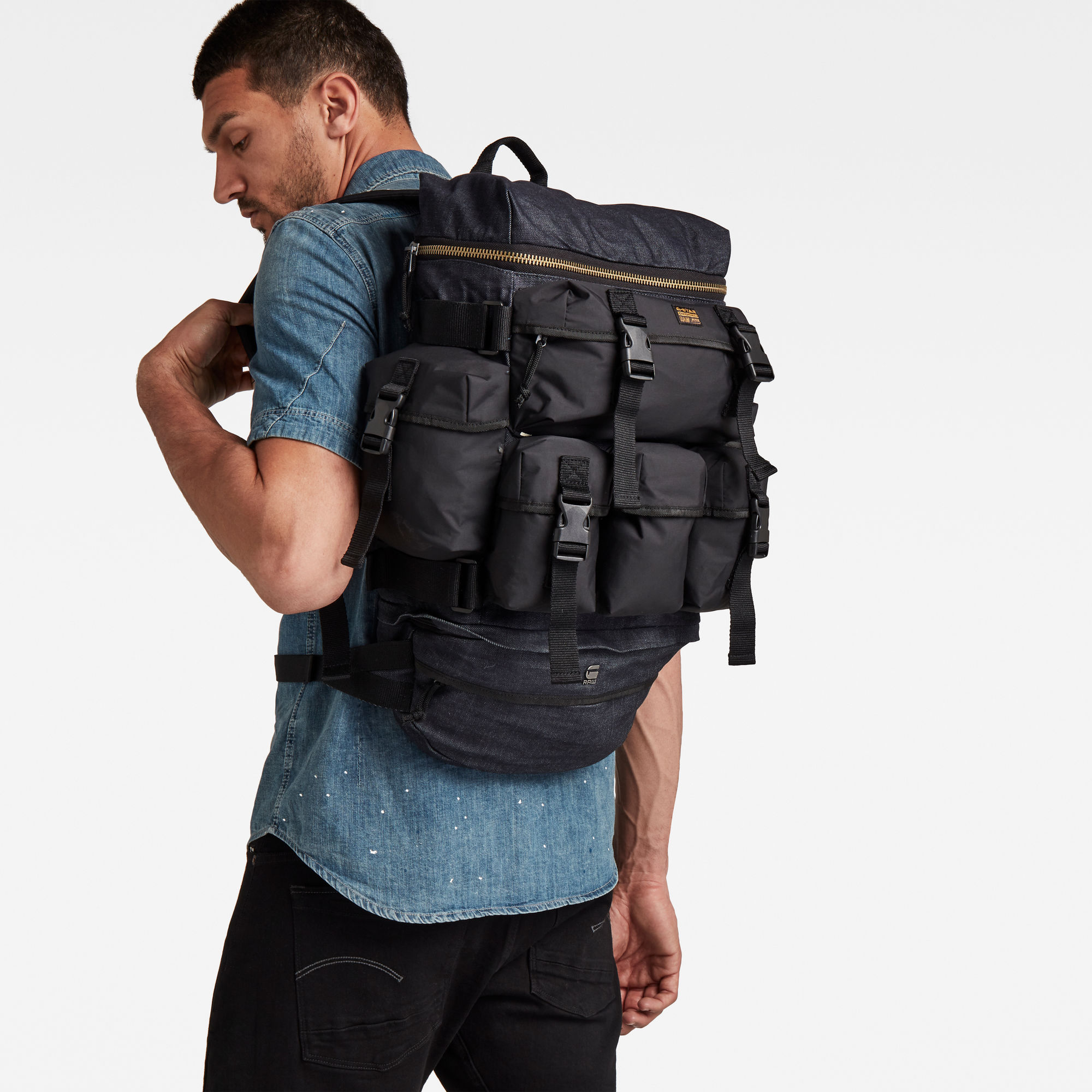 Estan Detachable Pocket Rucksack | Dunkelblau | G-Star RAW®