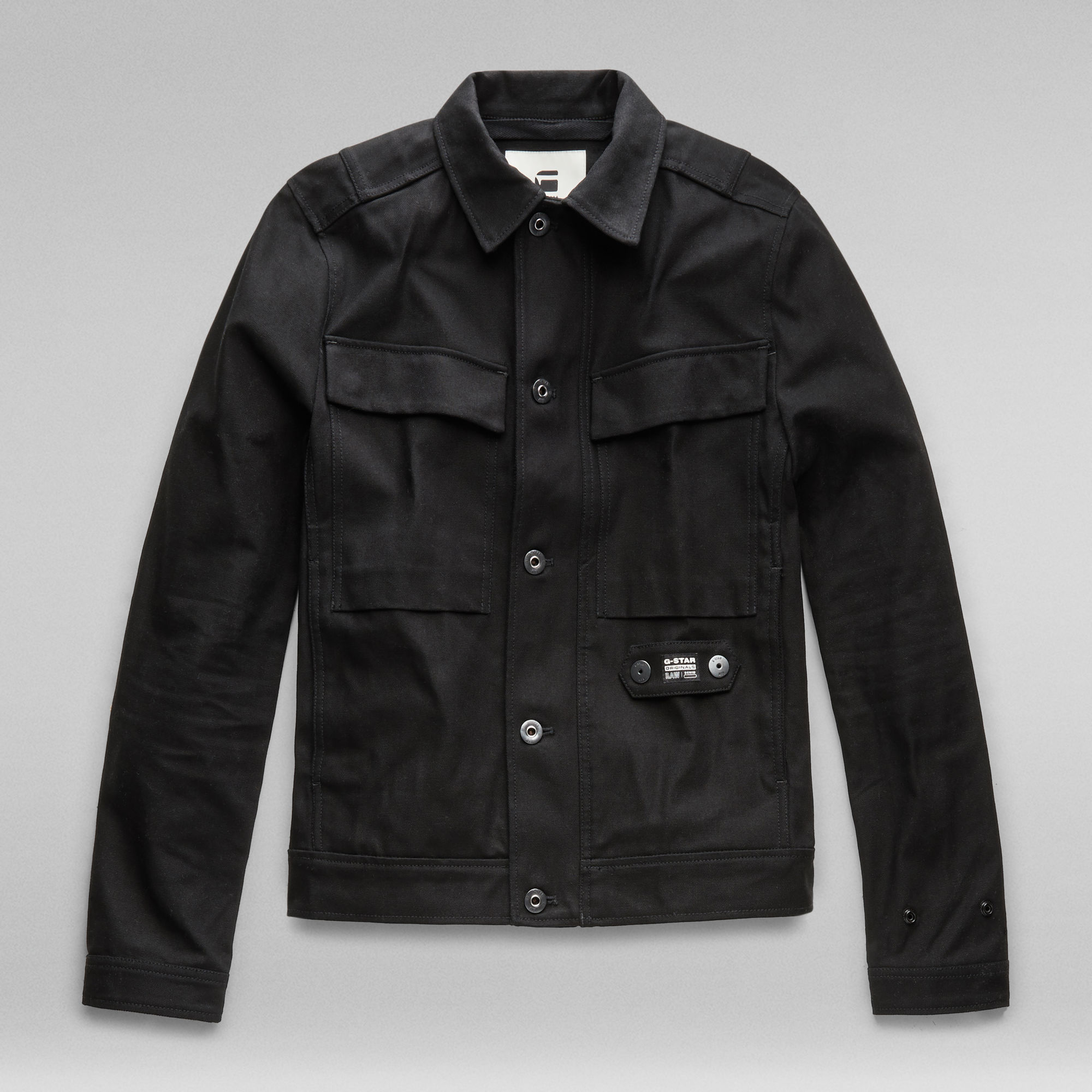 Short Biker Overshirt | Black | G-Star RAW®