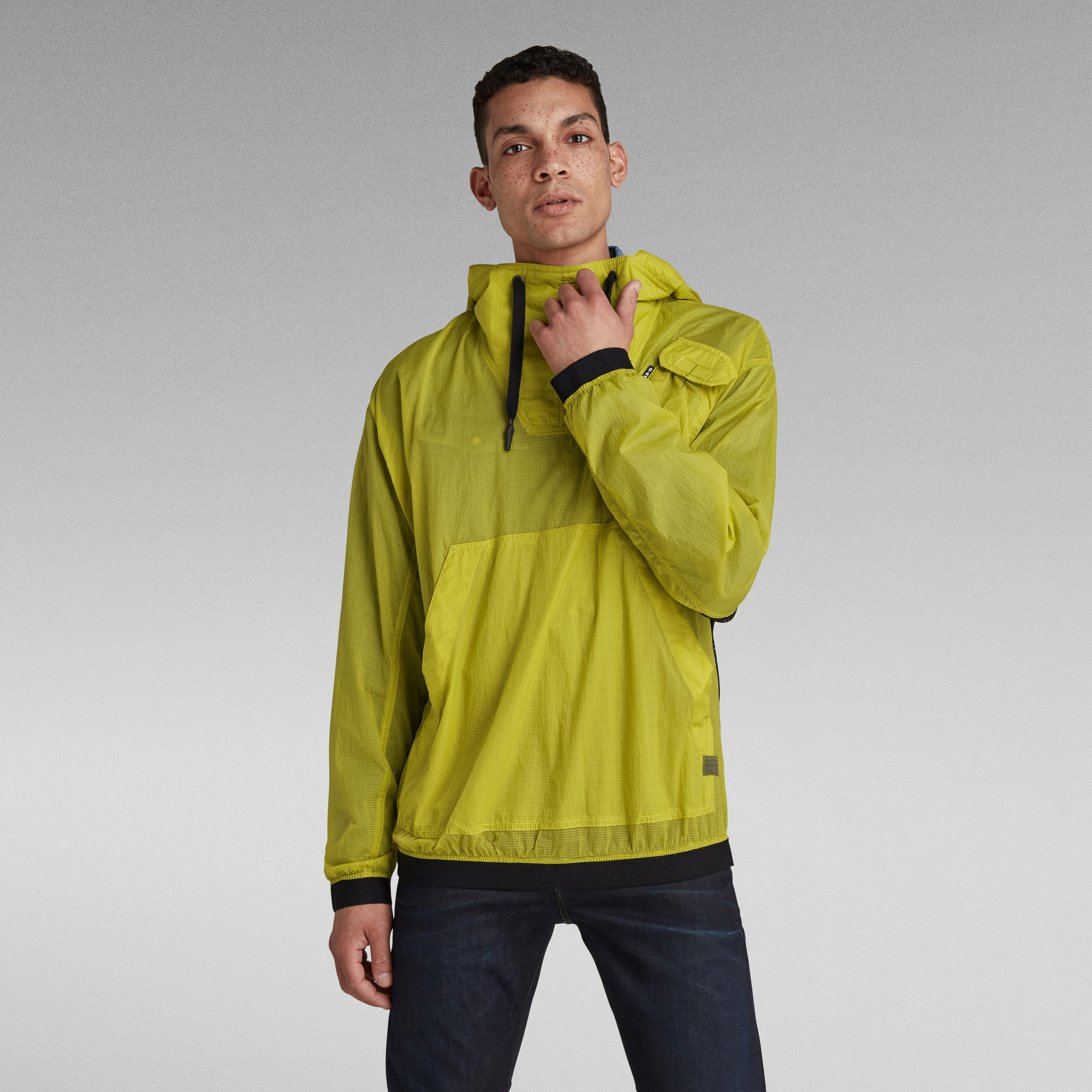 Anorak Ripstop Shell Jacket | Yellow | G-Star RAW®