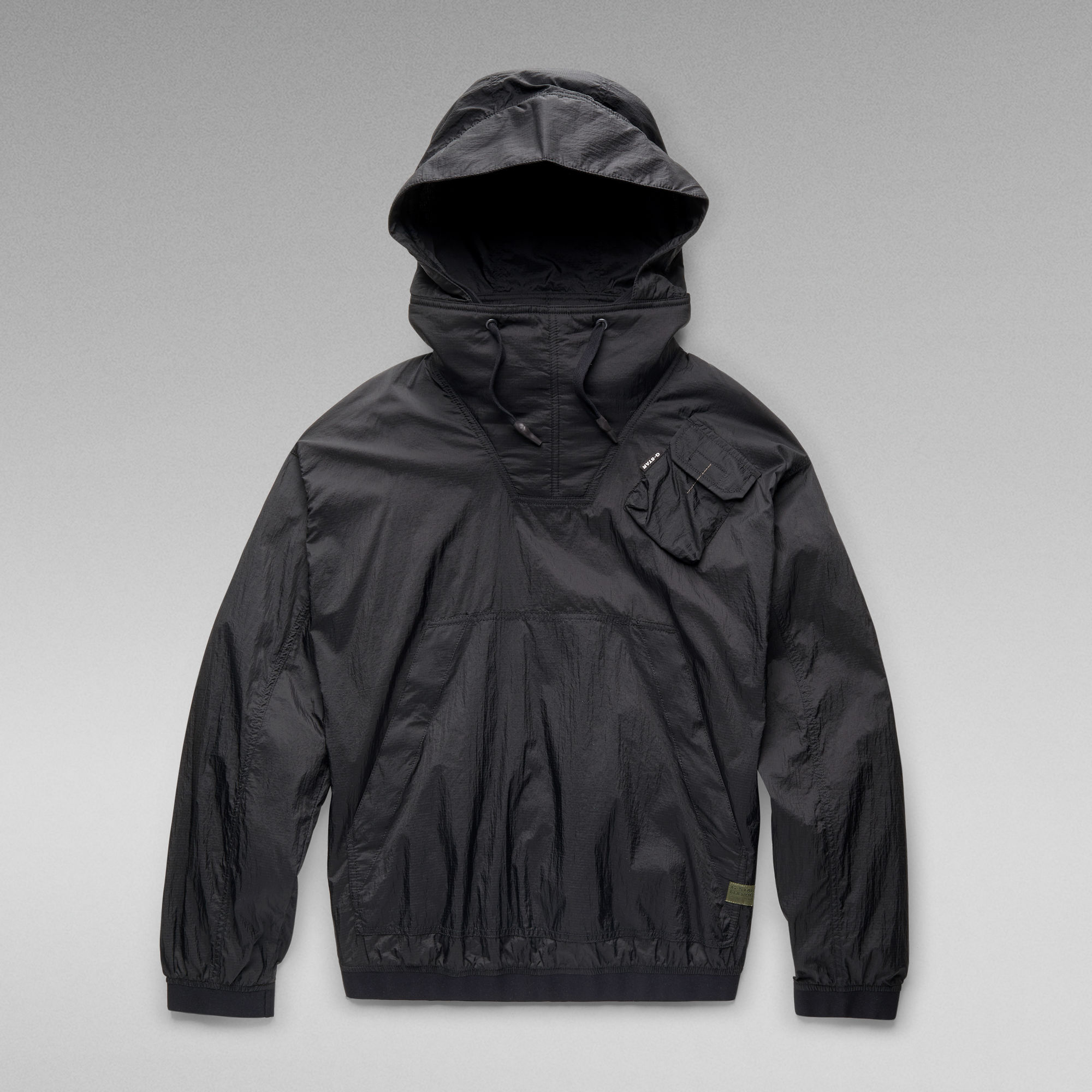 Anorak Ripstop Shell Jacket | Black | G-Star RAW®