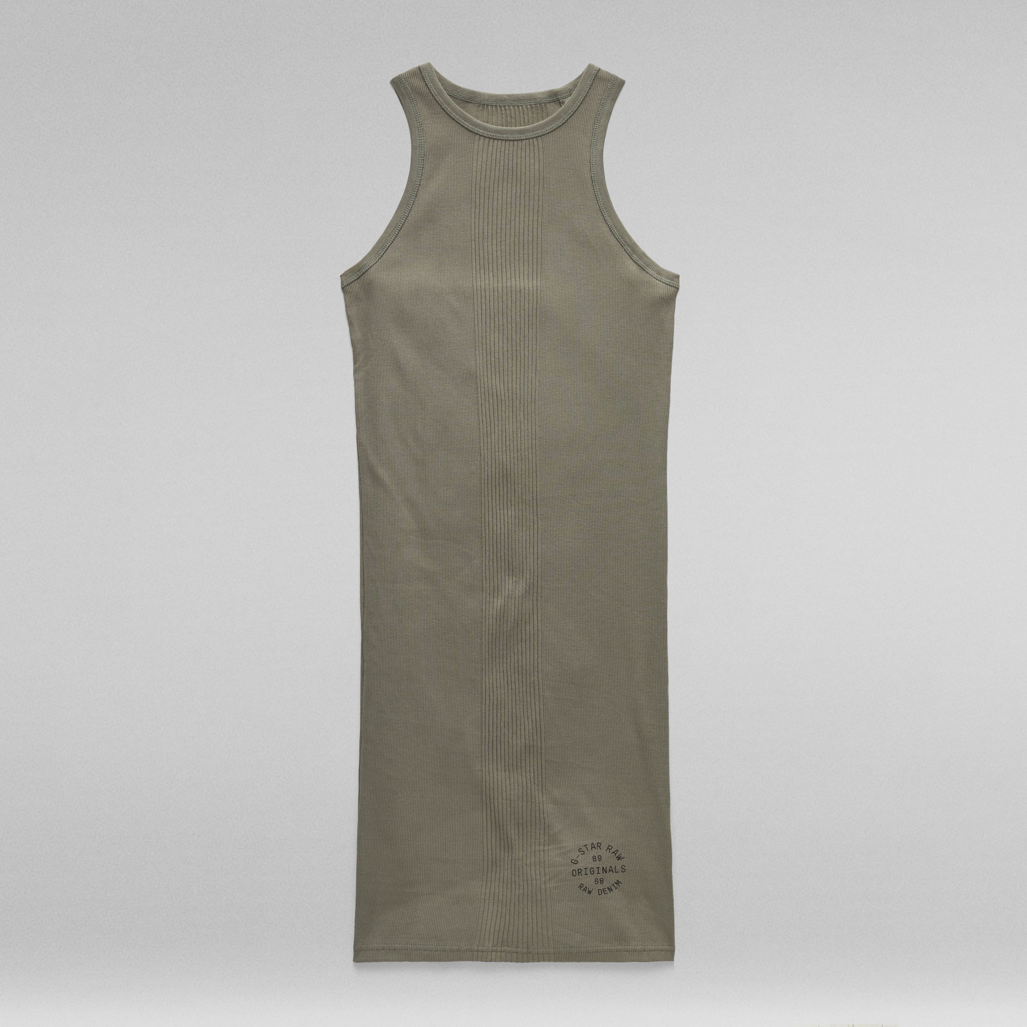 Engineered Rib Tank Top Dress C | Grey | G-Star RAW®