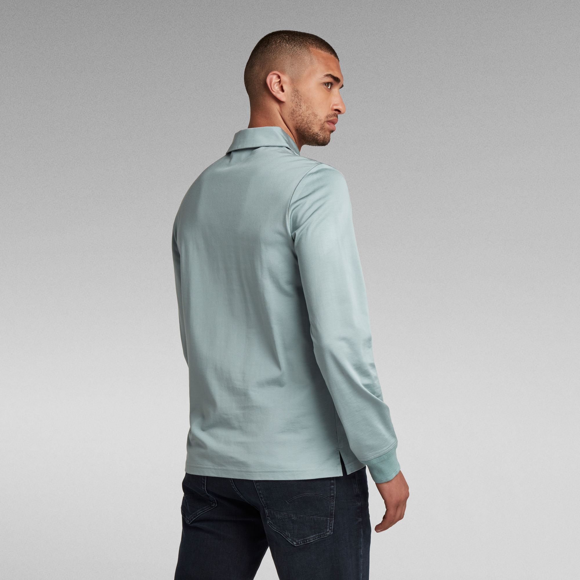 Embro Logo Polo | Light blue | G-Star RAW®