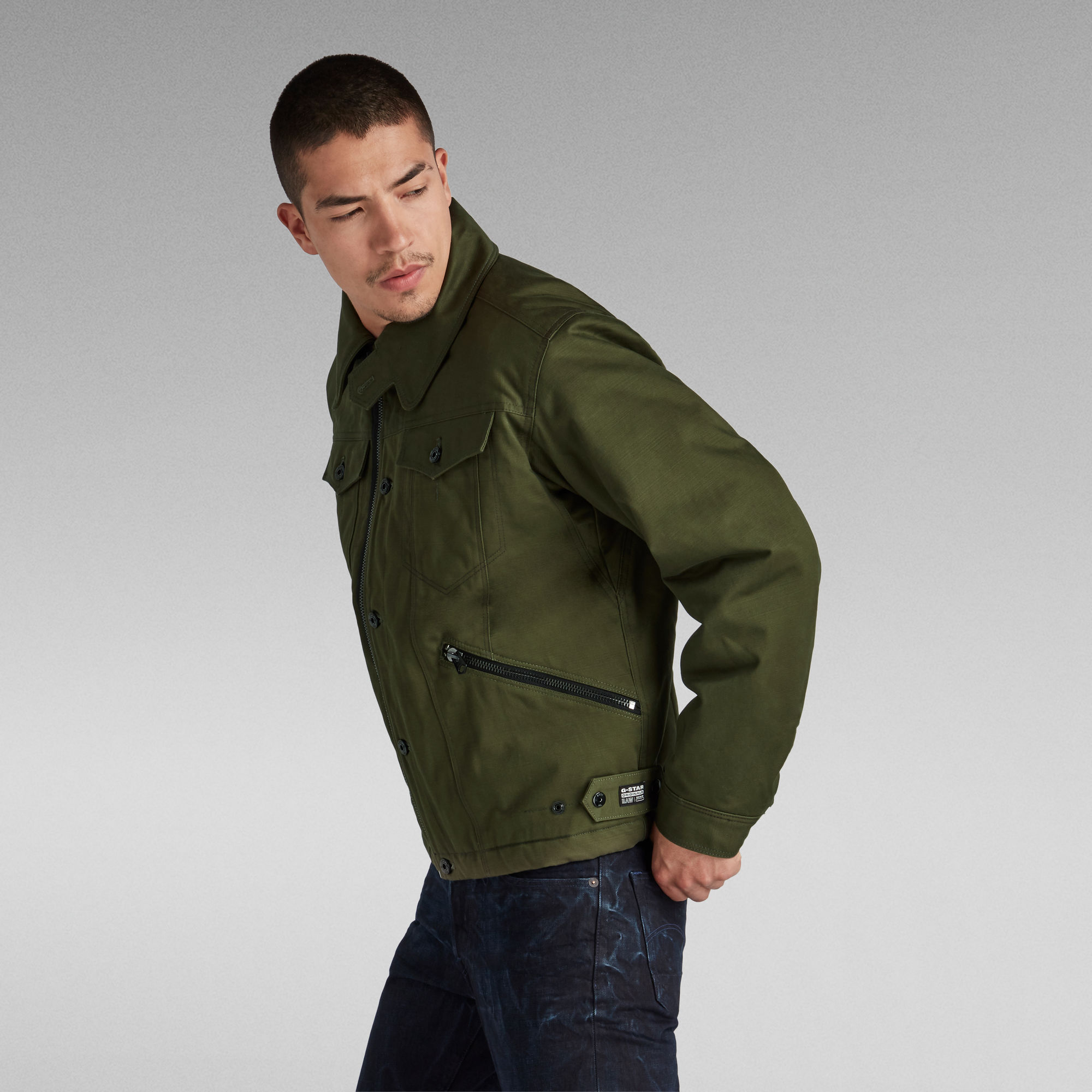 Flight Combat Padded Jacket | Green | G-Star RAW®