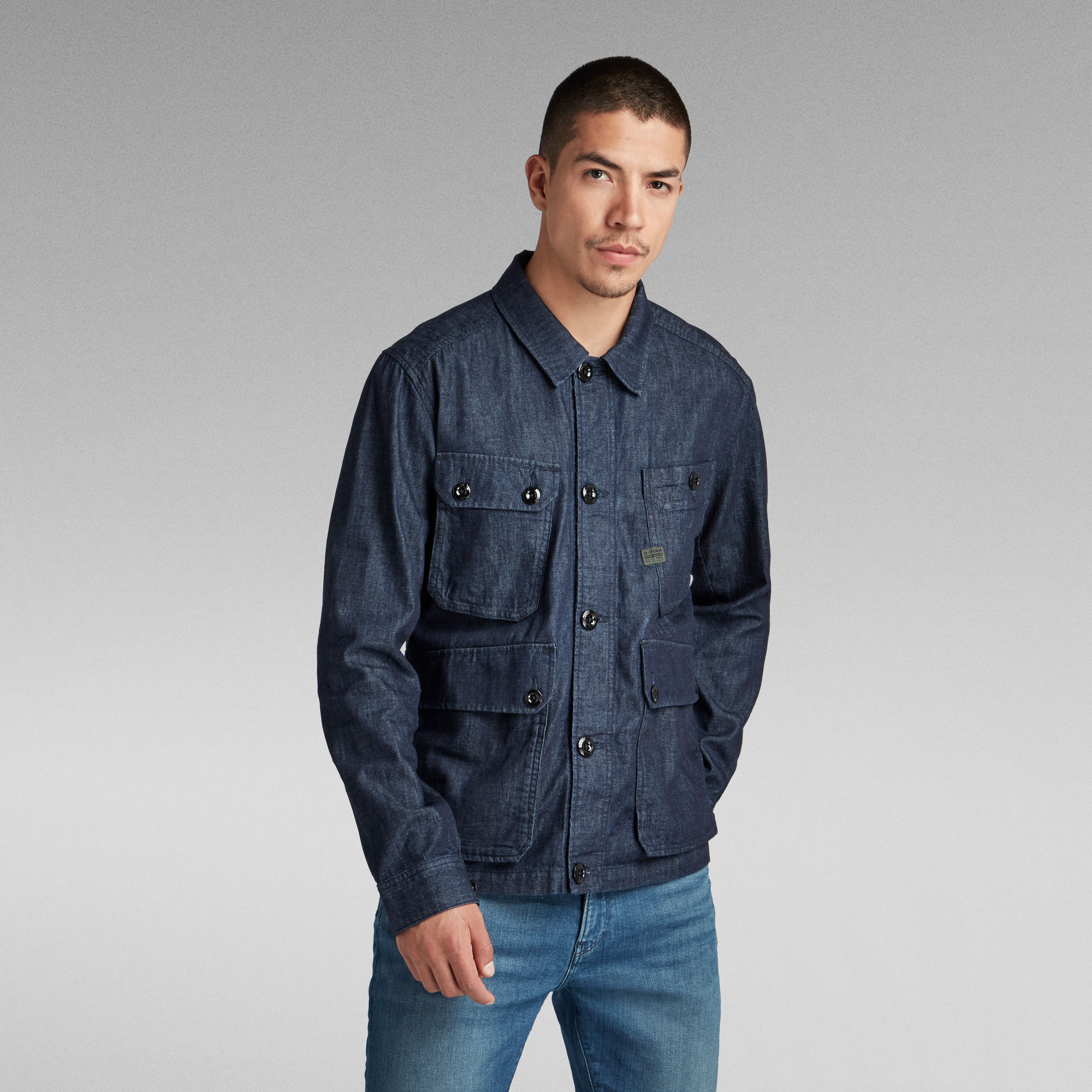 Field Overshirt 2 | Dark blue | G-Star RAW®
