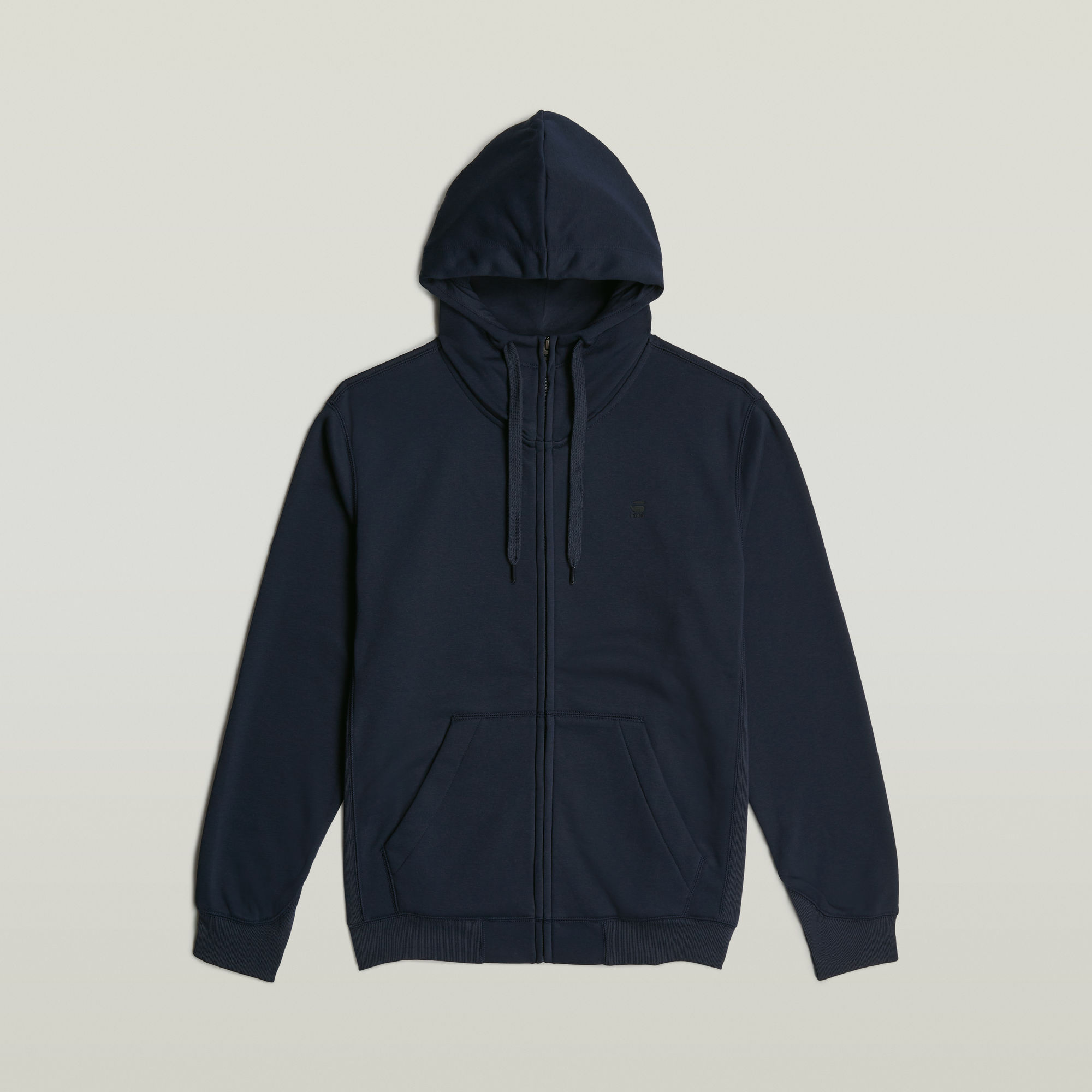 Premium Core Hooded Zip Sweater | Dark blue | G-Star RAW®