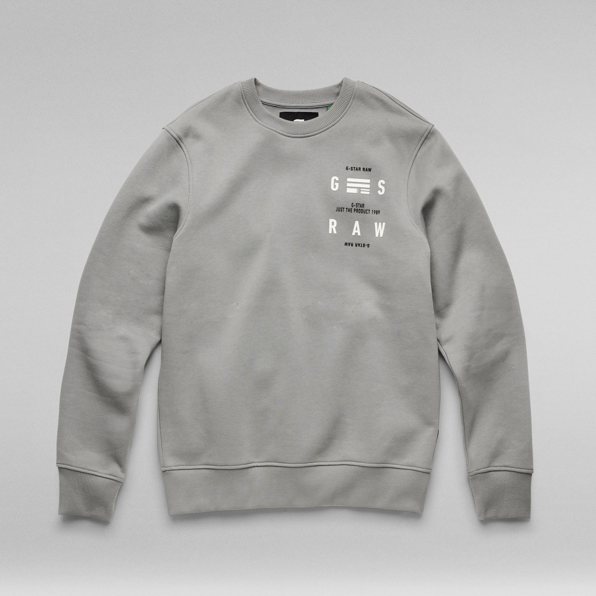 Back Print Logo Sweater | Men | Grey | G-Star RAW®