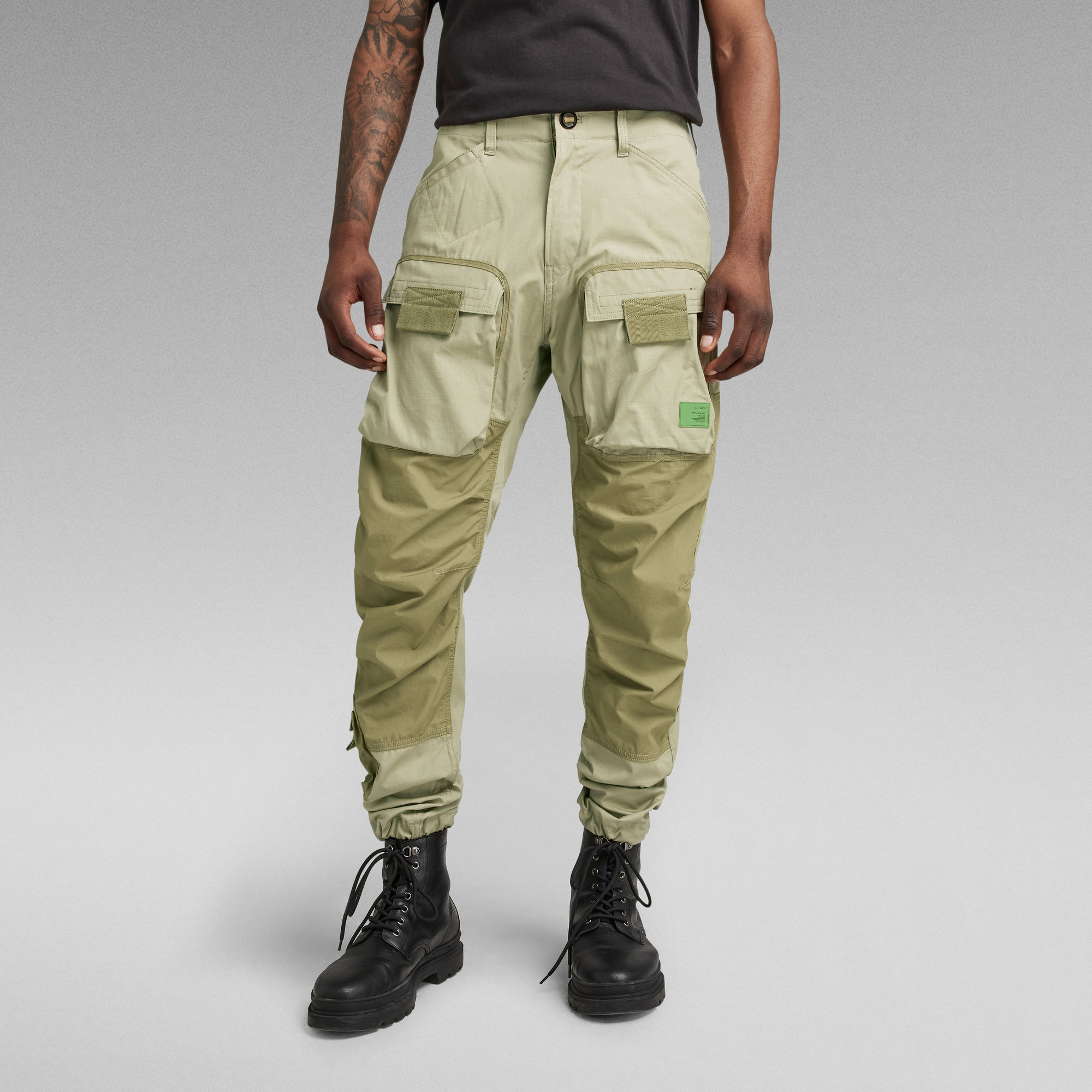 3D Regular Tapered Cargo Pants | Green | G-Star RAW®