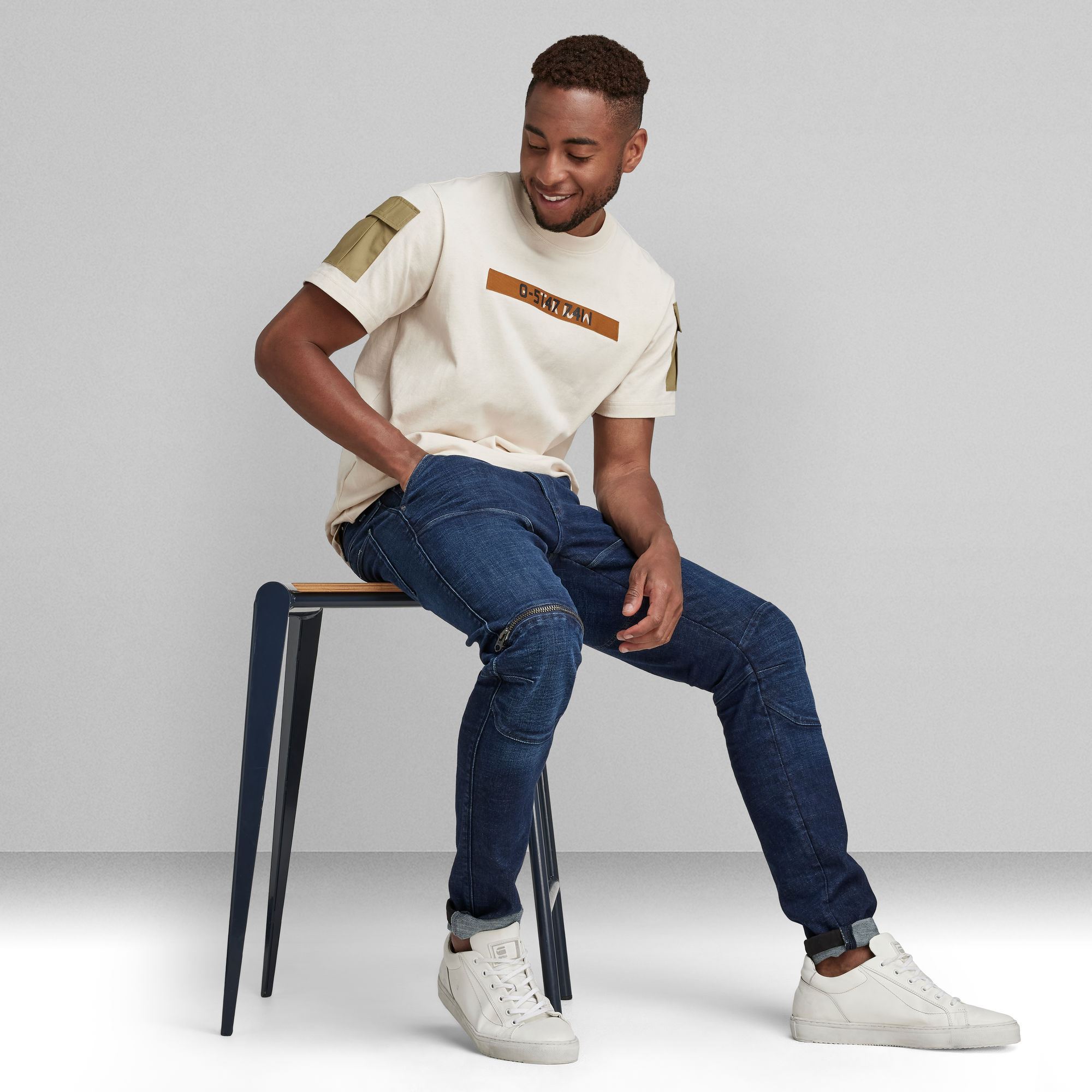 Utility Mix Pocket Loose T-Shirt | White | G-Star RAW®