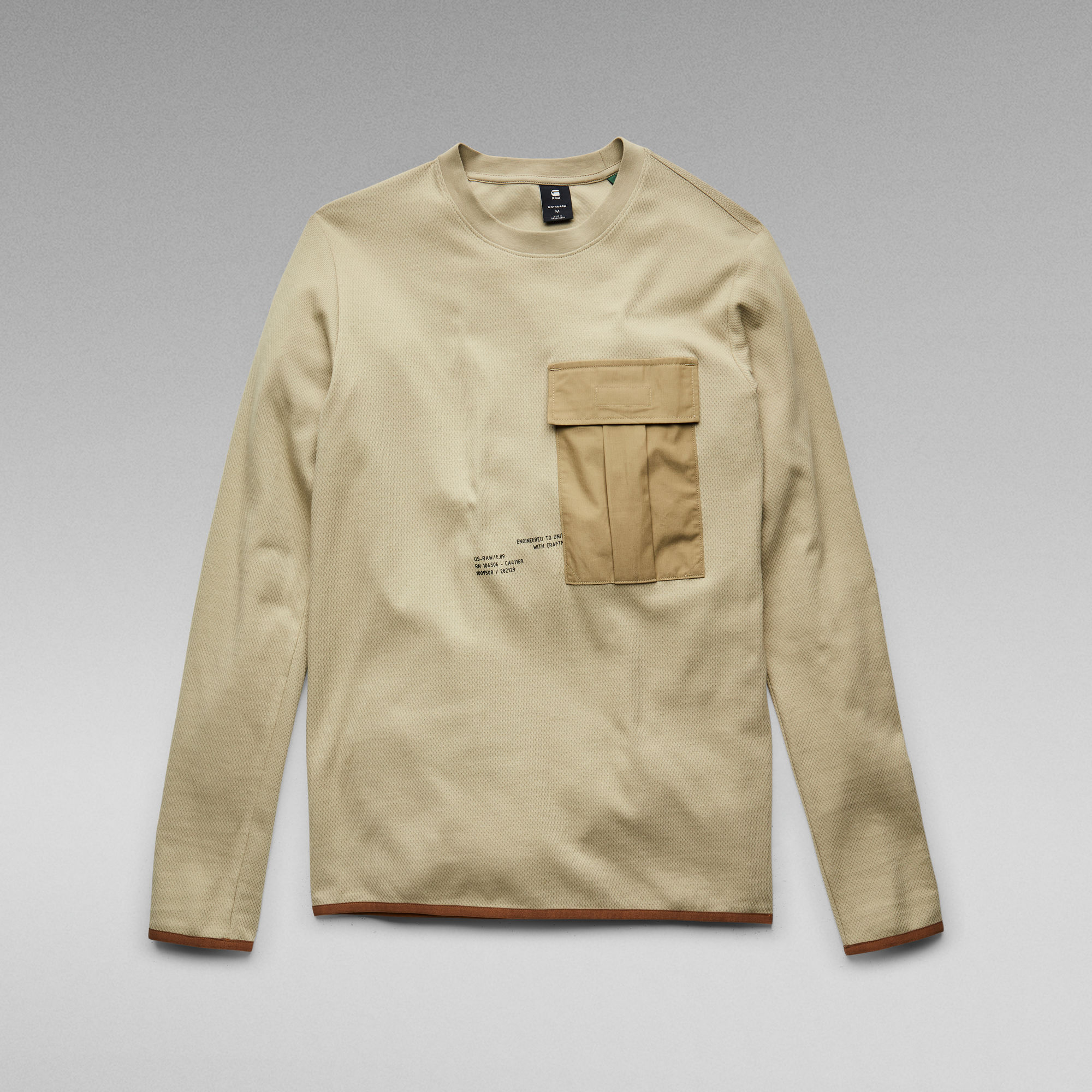 Lightweight Slanted Pocket Sweater | Green | G-Star RAW®