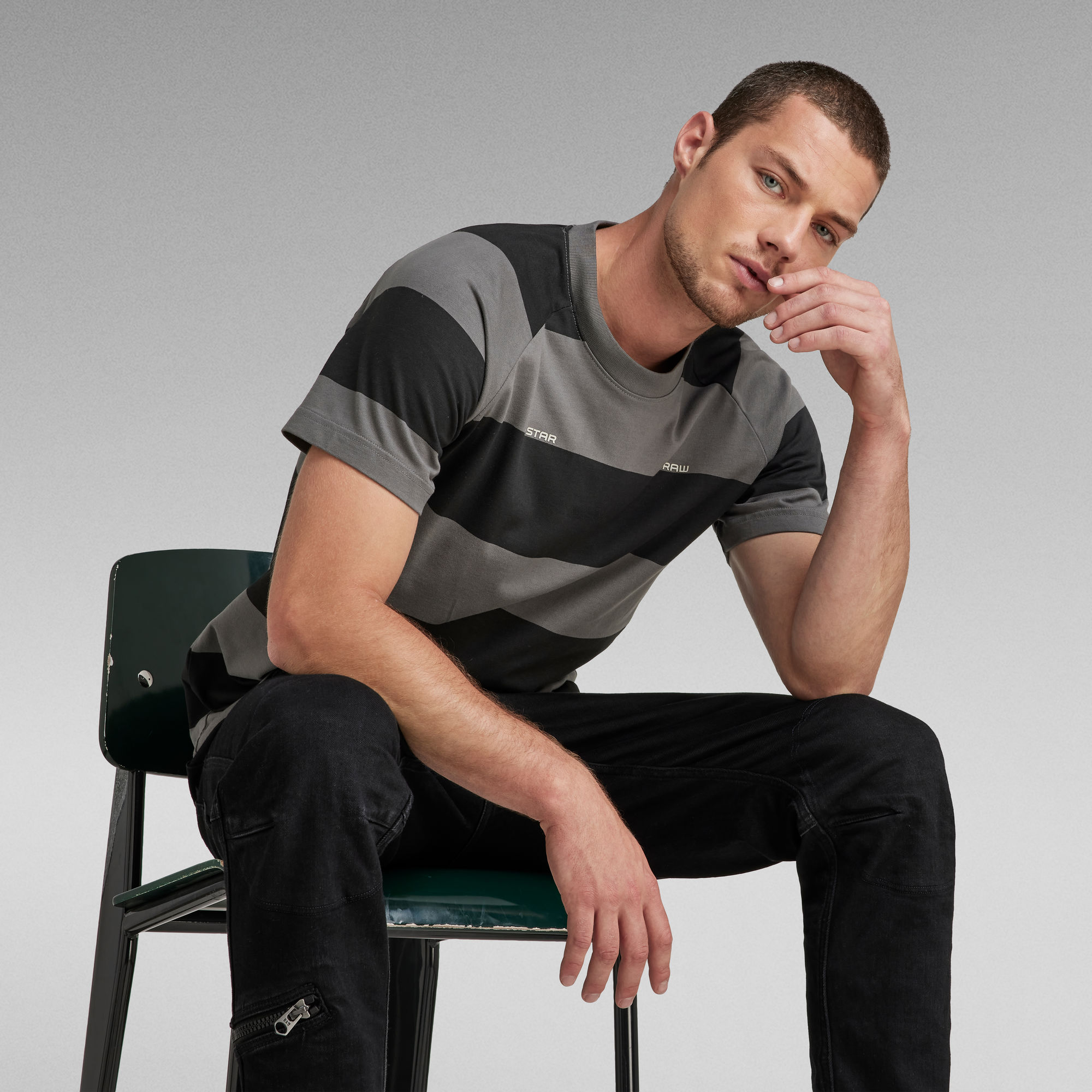 Stripe Raglan T-Shirt | Multi color | G-Star RAW®