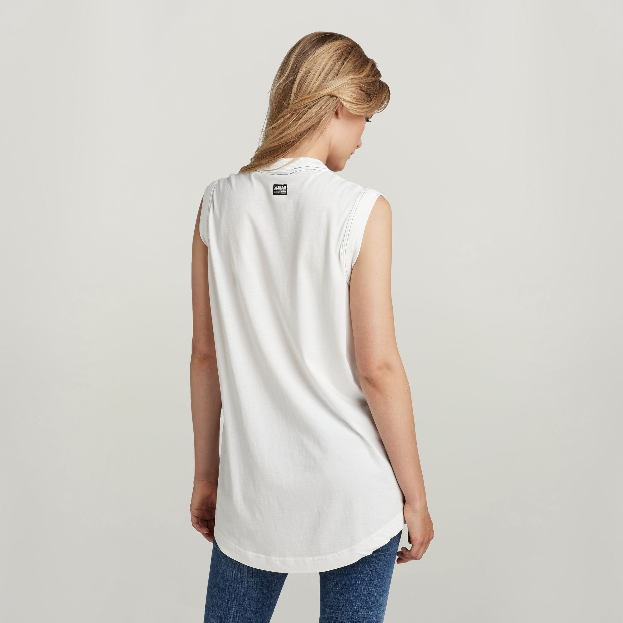 Lash Originals Loose Tank Top | White | G-Star RAW®